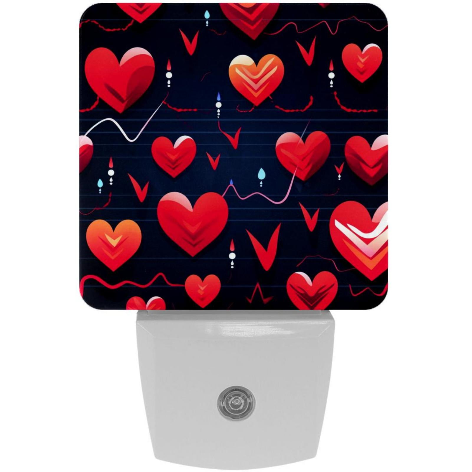 Love LED Square Night Lights - Stylish and Functional Nightlight for ...