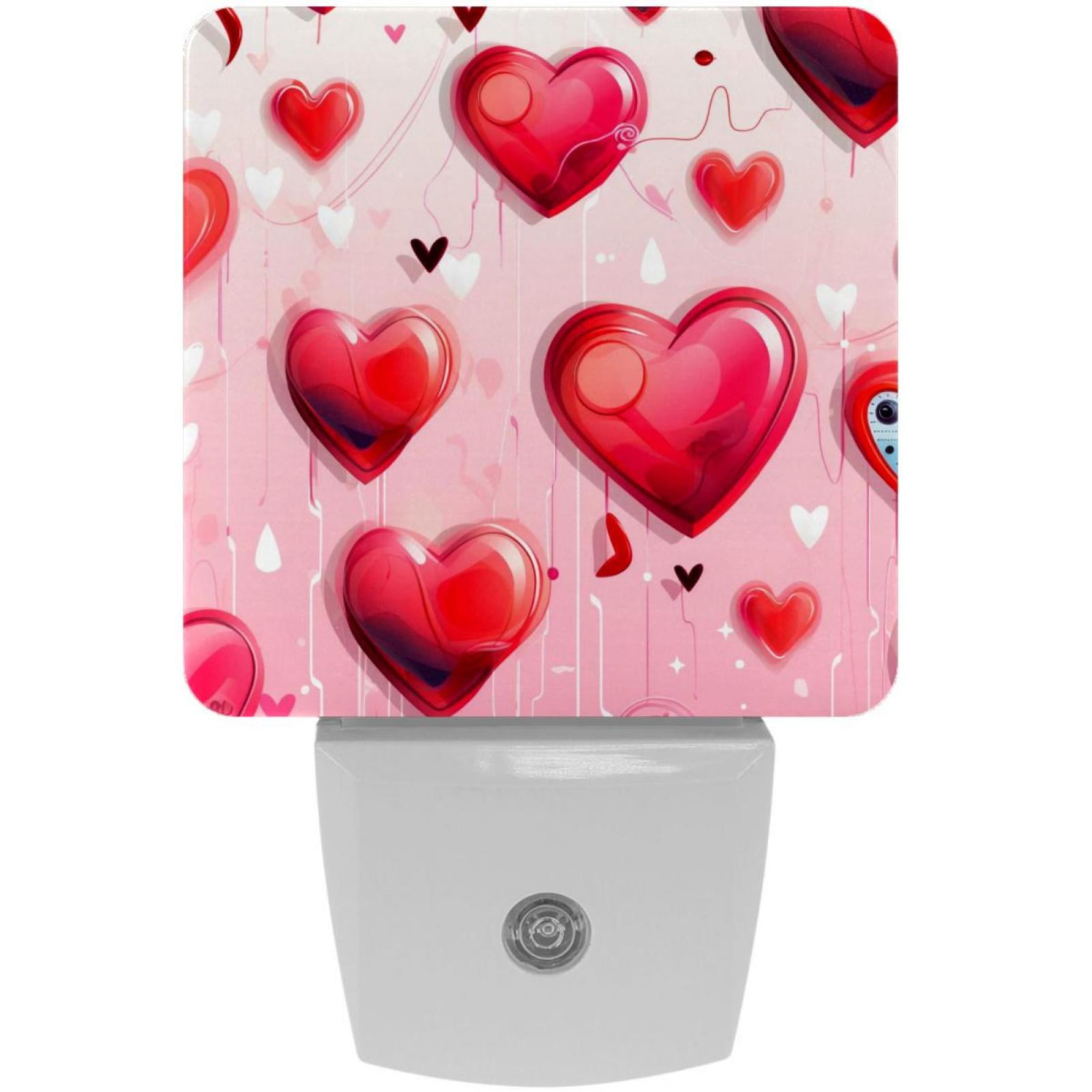 Love LED Square Night Lights - Stylish and Functional Nightlight for ...