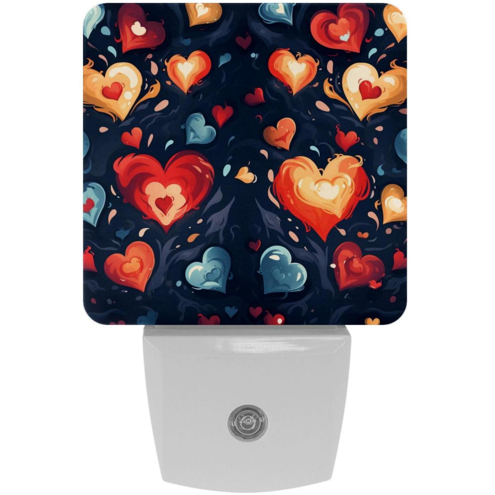 Love LED Square Night Lights - Stylish and Functional Nightlight for ...