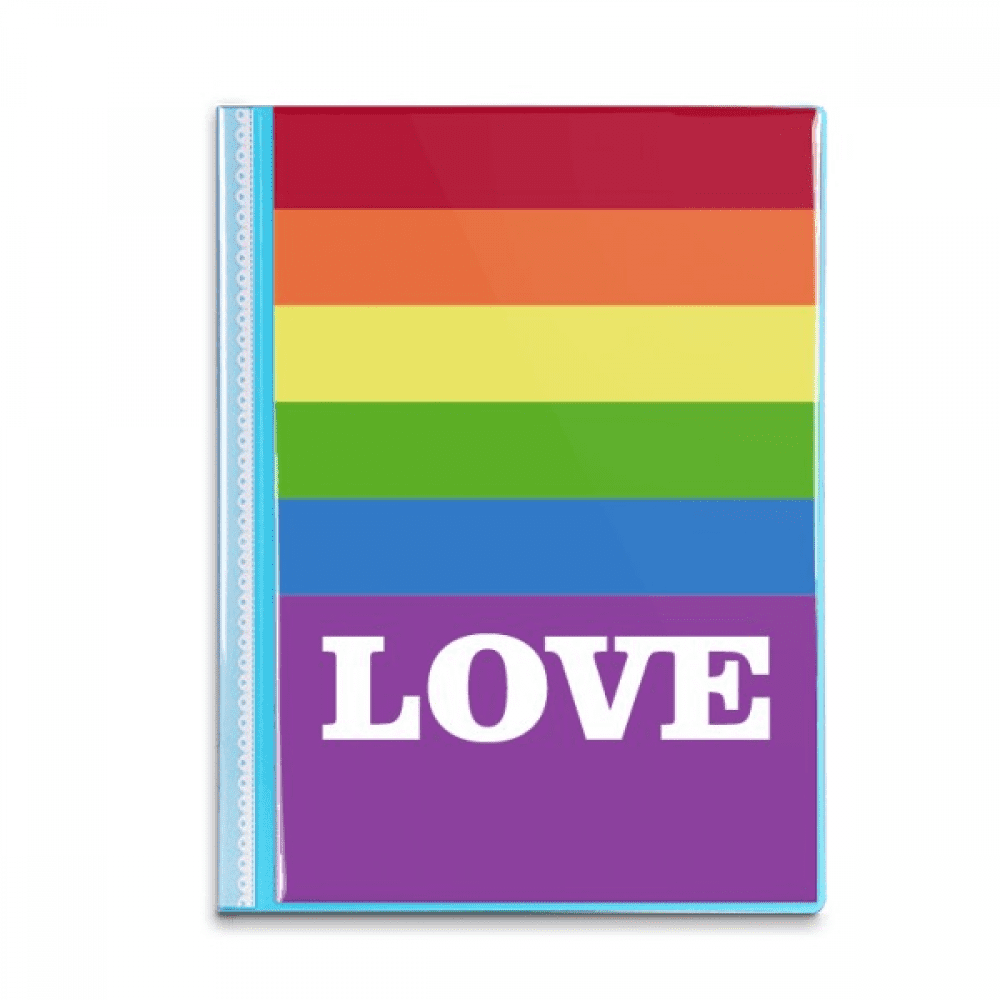 Love LGBT Rainbow Art Deco Fashion Book Sheet Protectors Portfolio ...