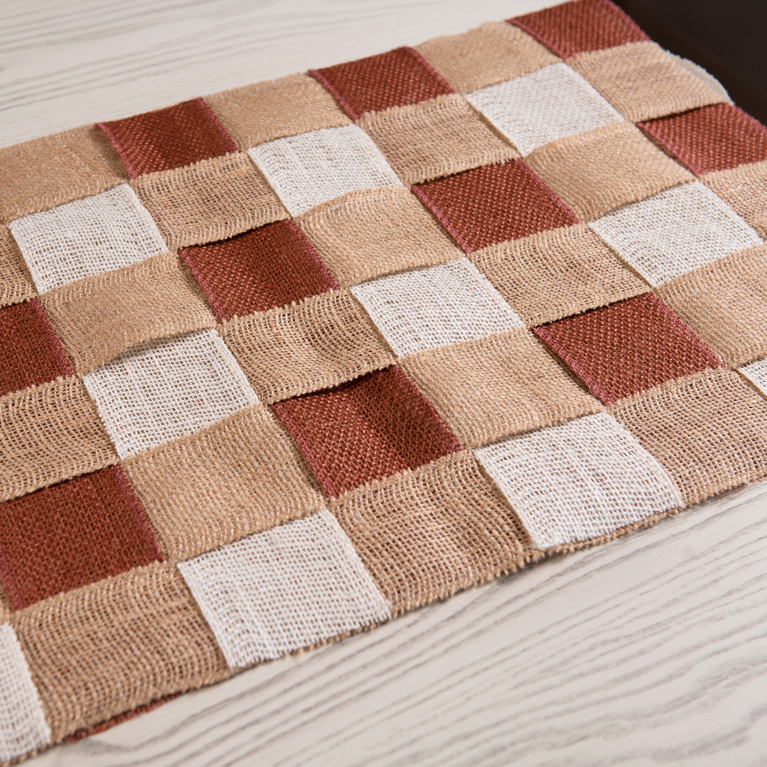 Love, Laugh, Craft Fall Holiday Burlap Table Runner Project Kit, Precut ...
