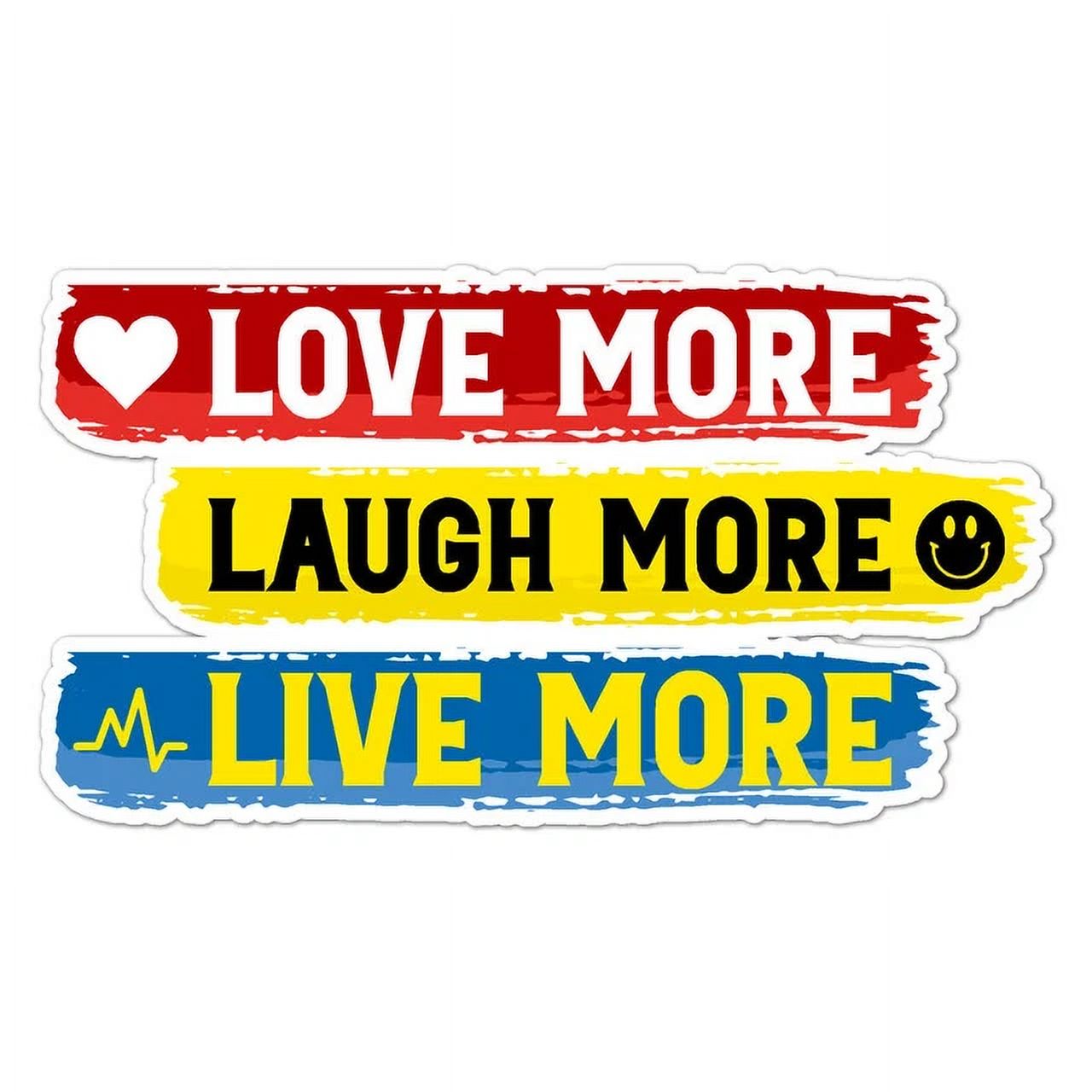 Love Laugh Live Sticker Indoor Outdoor Phone Decal Water Bottle ...