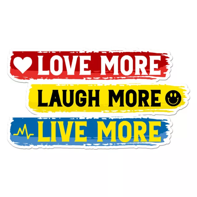 Love Laugh Live Sticker Phone Decal Water Bottle Stickers Car Decals ...