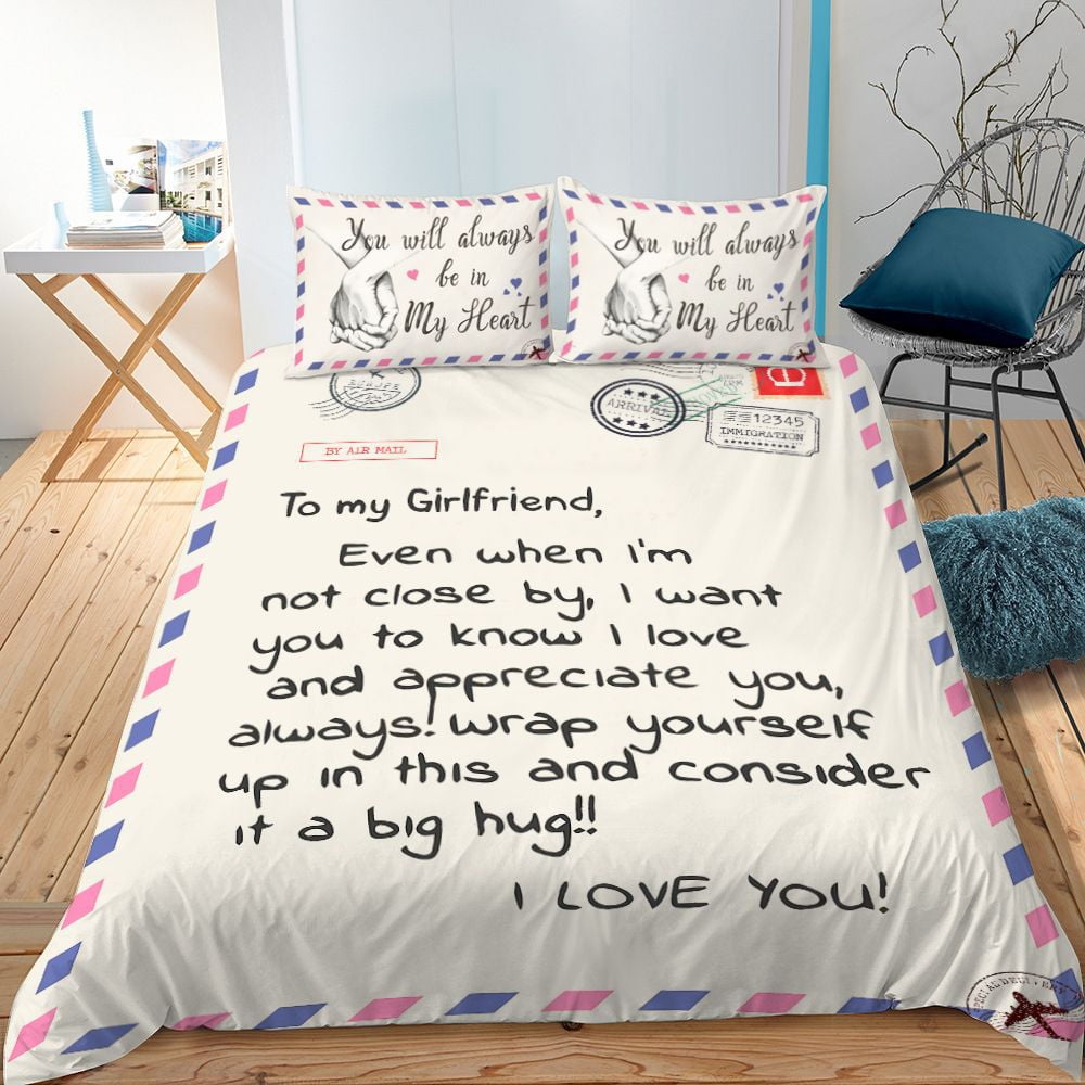 Love Letter to My Wife Duvet Cover King//Full/Twin Microfiber Abstract ...