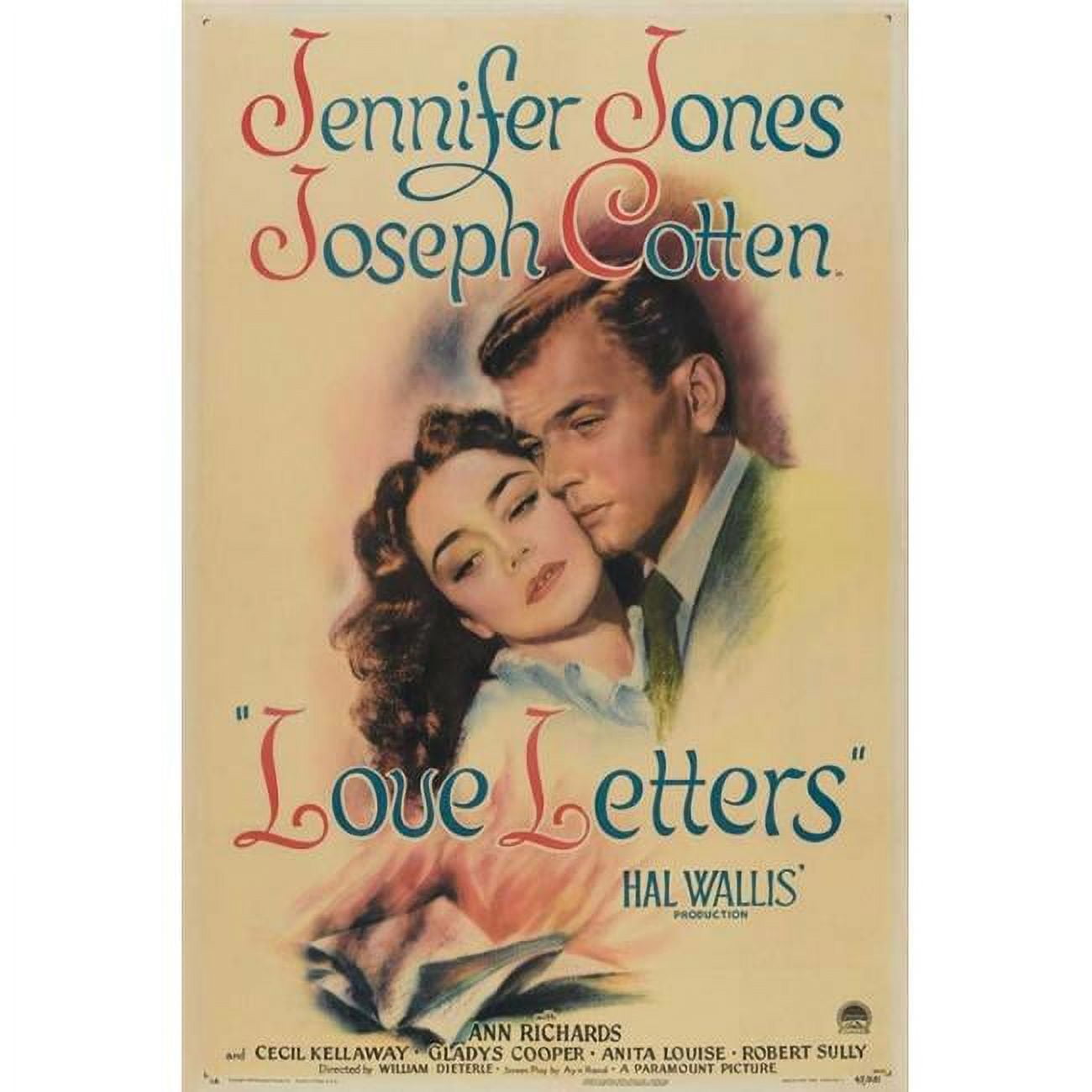Love Letters Movie Poster - 27 x 40 in. - Walmart.com