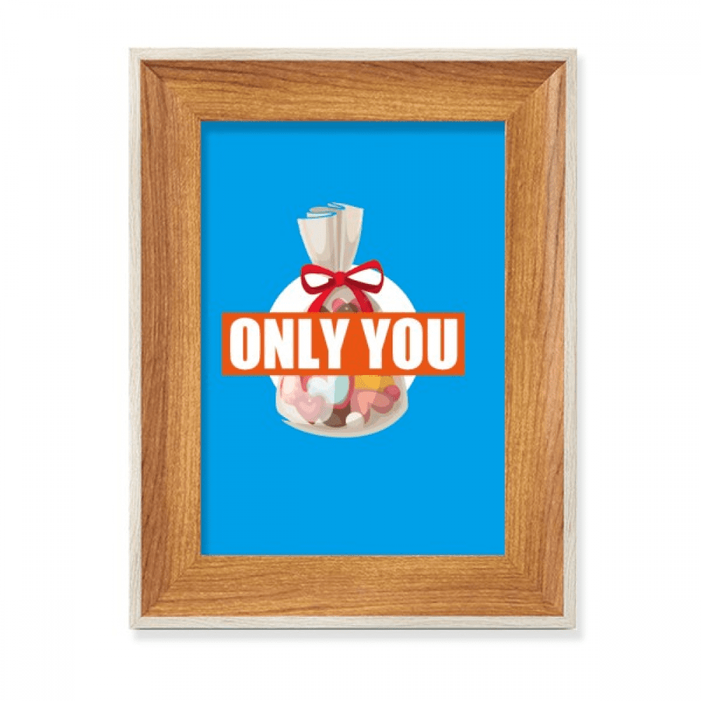 Love Lovers Only Companionship Desktop Wooden Photo Frame Display ...