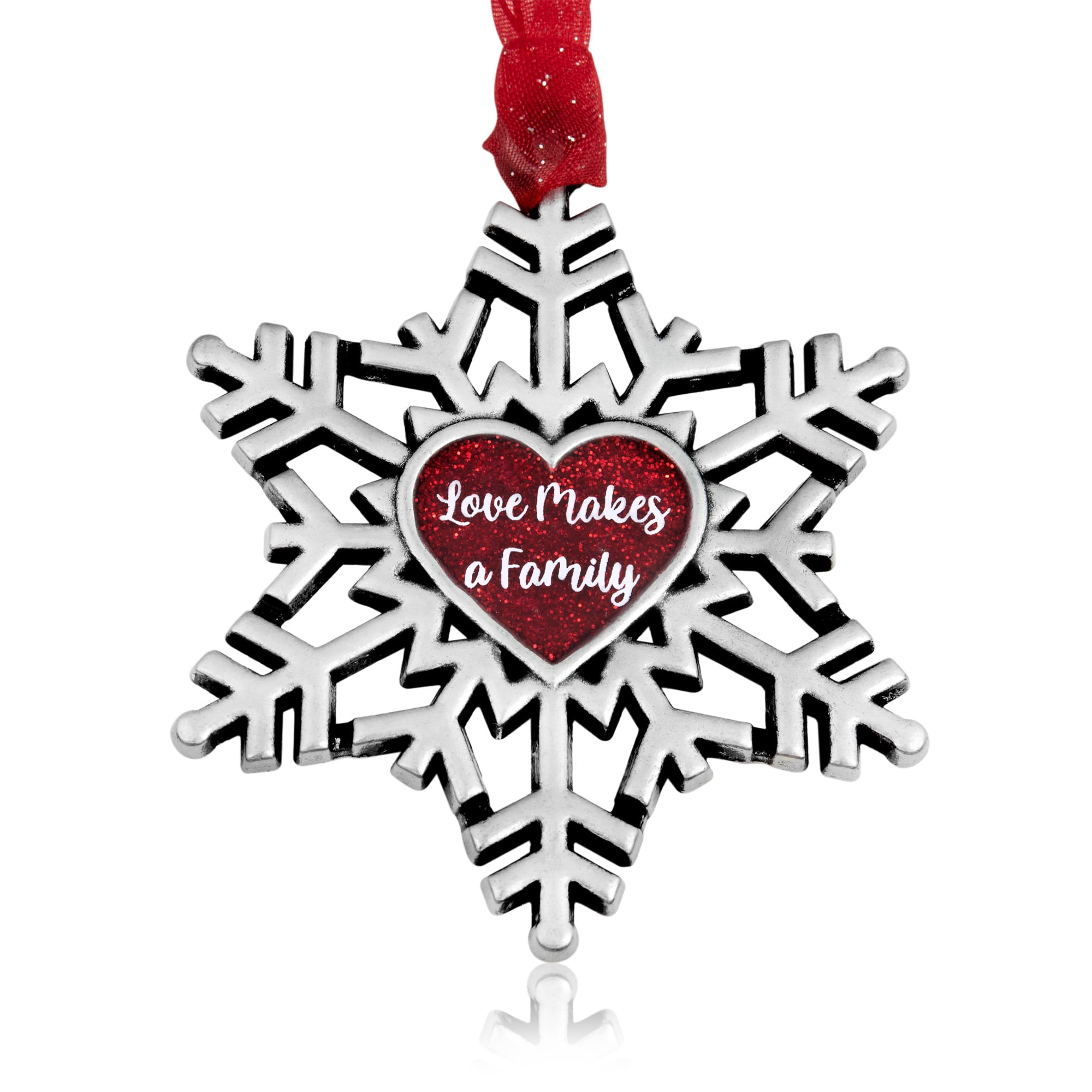 Gloria Duchin Love Makes A Family Snowflake, Collectable Keepsake Gift ...