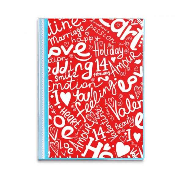 Love Marriage Celebration Valentine's Day Book Sheet Protectors ...