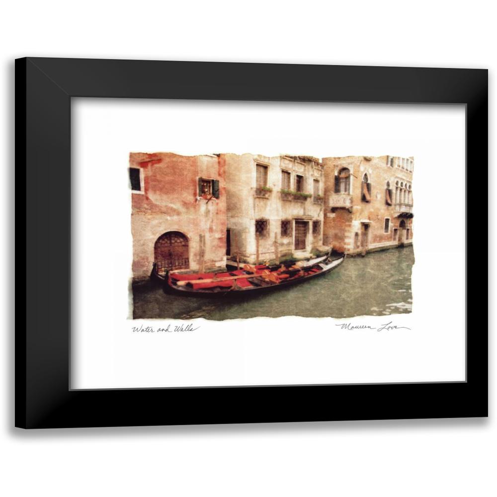 Love, Maureen 24x20 Black Modern Framed Museum Art Print Titled - Water ...