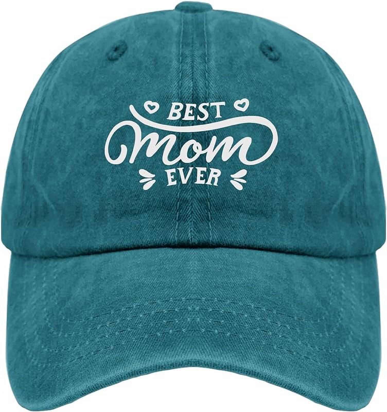 Love Mom Happy Mothers Day cap blue hat pigment black sun hat men gifts ...