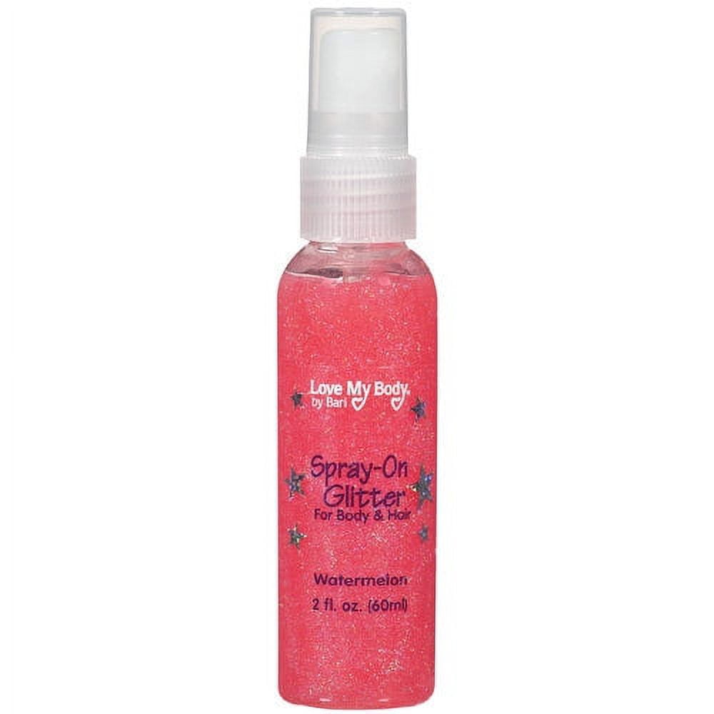 Love My Body By Bari Strawberry Sizzle Spray-On Glitter, 2 fl oz ...