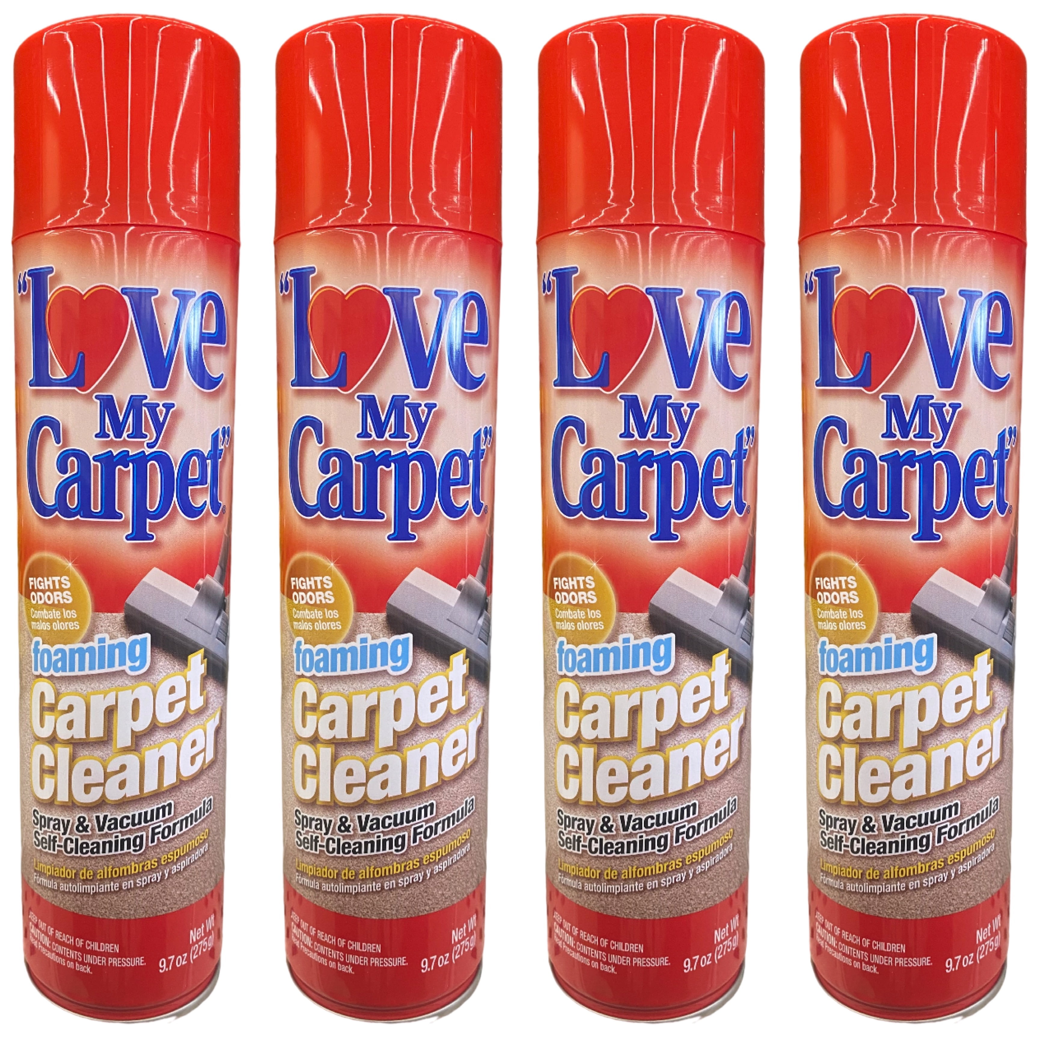 Love My Carpet Foaming Carpet Cleaner Spray, Self-Cleaning Formula, 12 ...