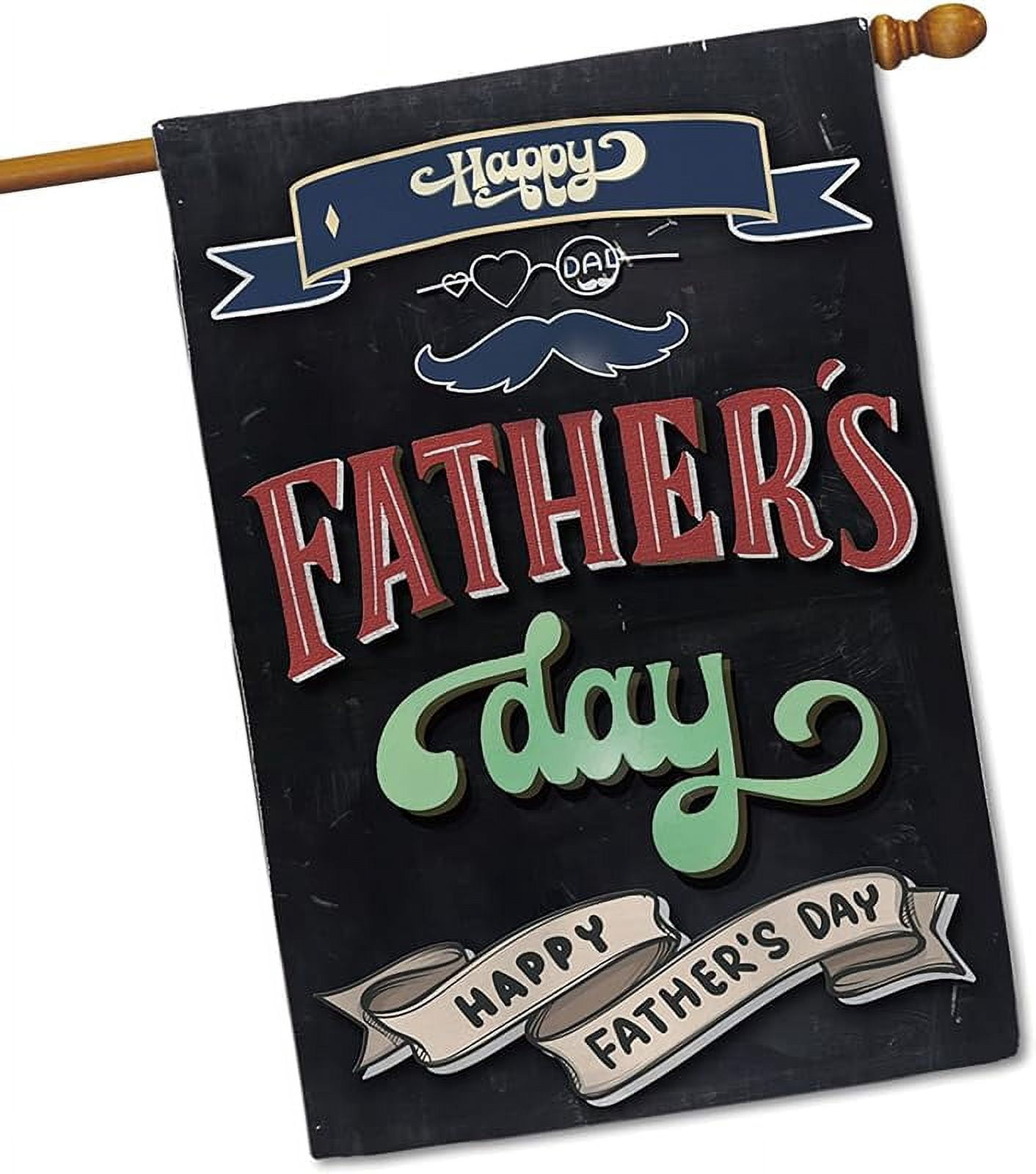 Love My Home Happy Father's Day Garden Flag the World Best Dad Decor ...