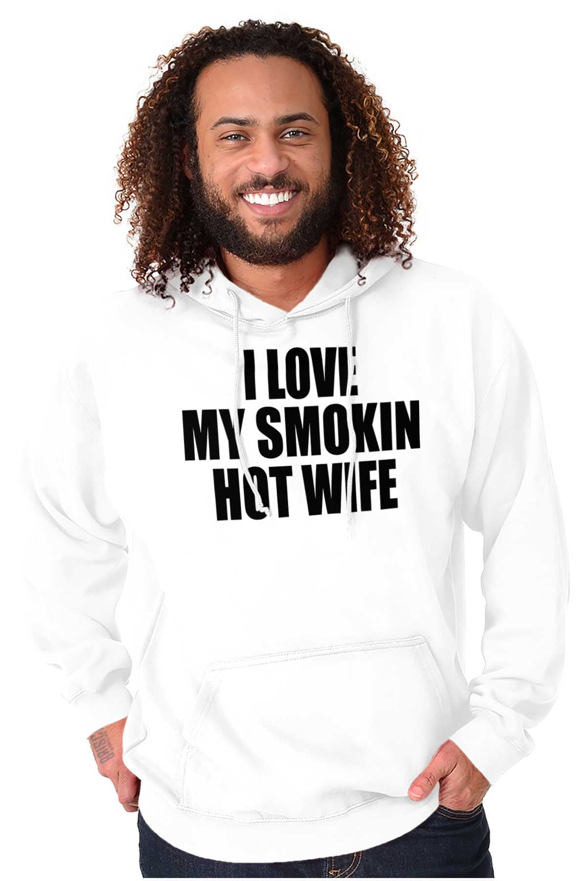 Love My Smokin Hot Wife Funny Spouse Men Big & Tall Graphic Hoodie Brisco Brands 2X - Walmart.com