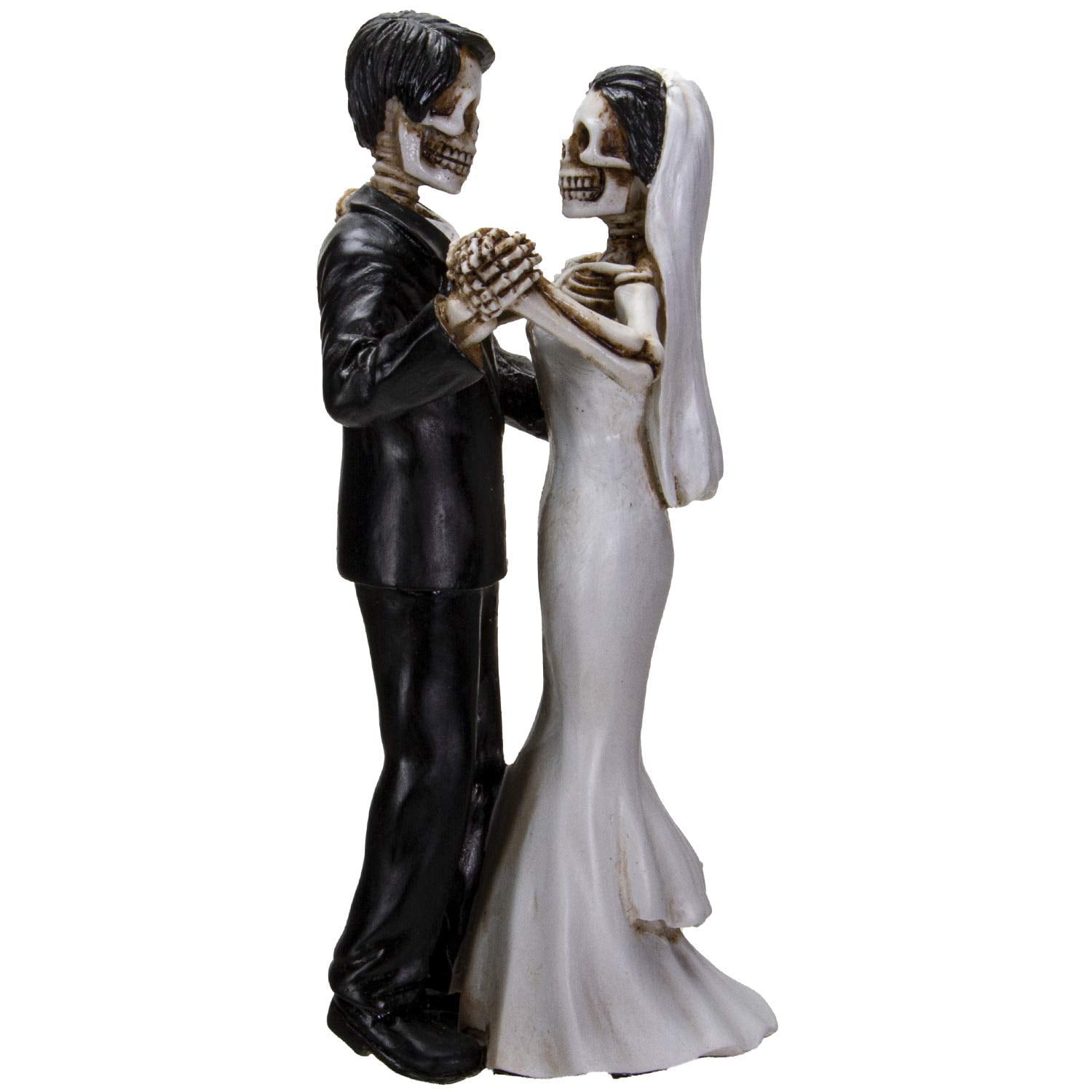 Love Never Dies Day Of The Dead Wedding Dance Skeletons Groom And Bride Figurine - Walmart.com