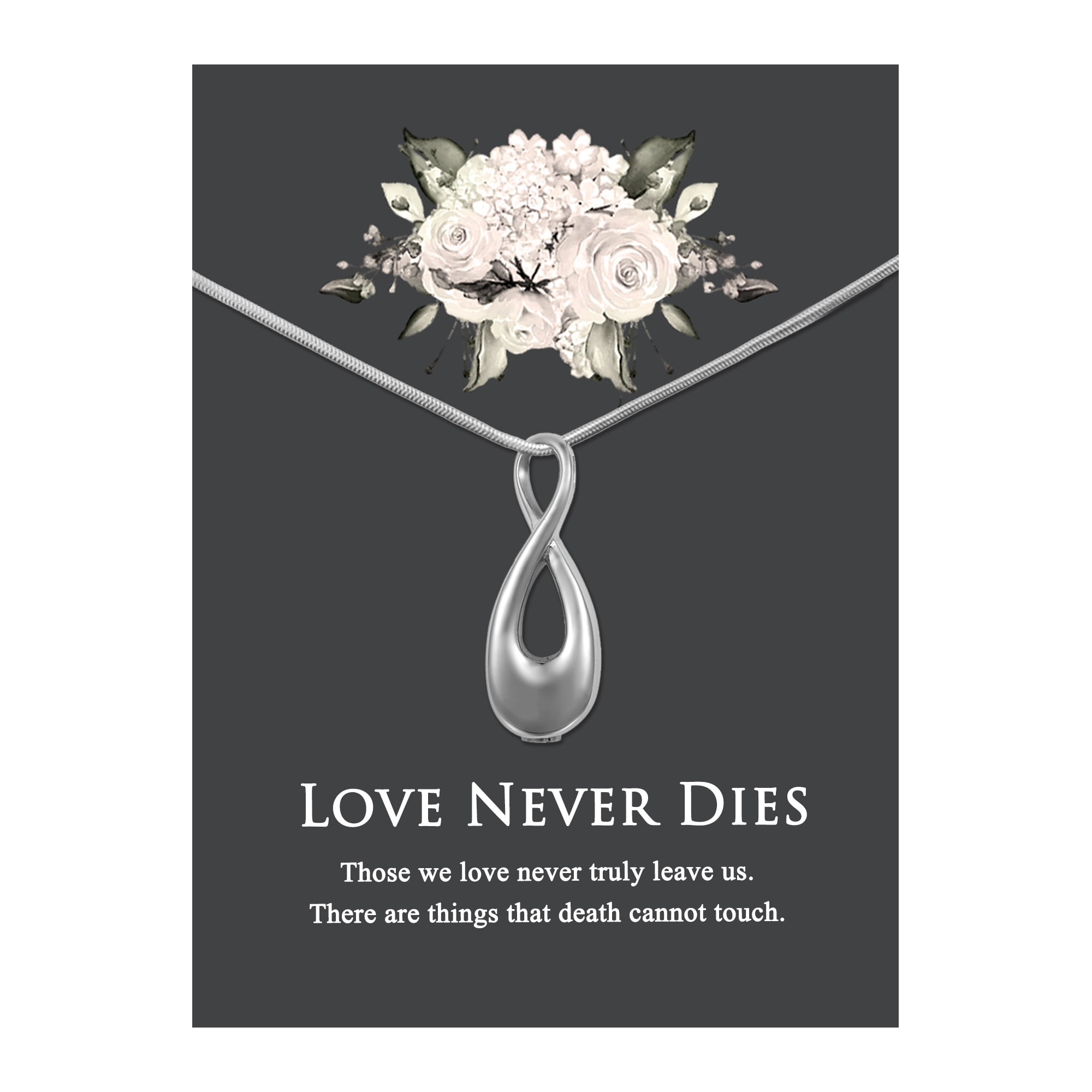 Love Never Dies Forgotten Memorial Jewelry - Infinity Cremation ...