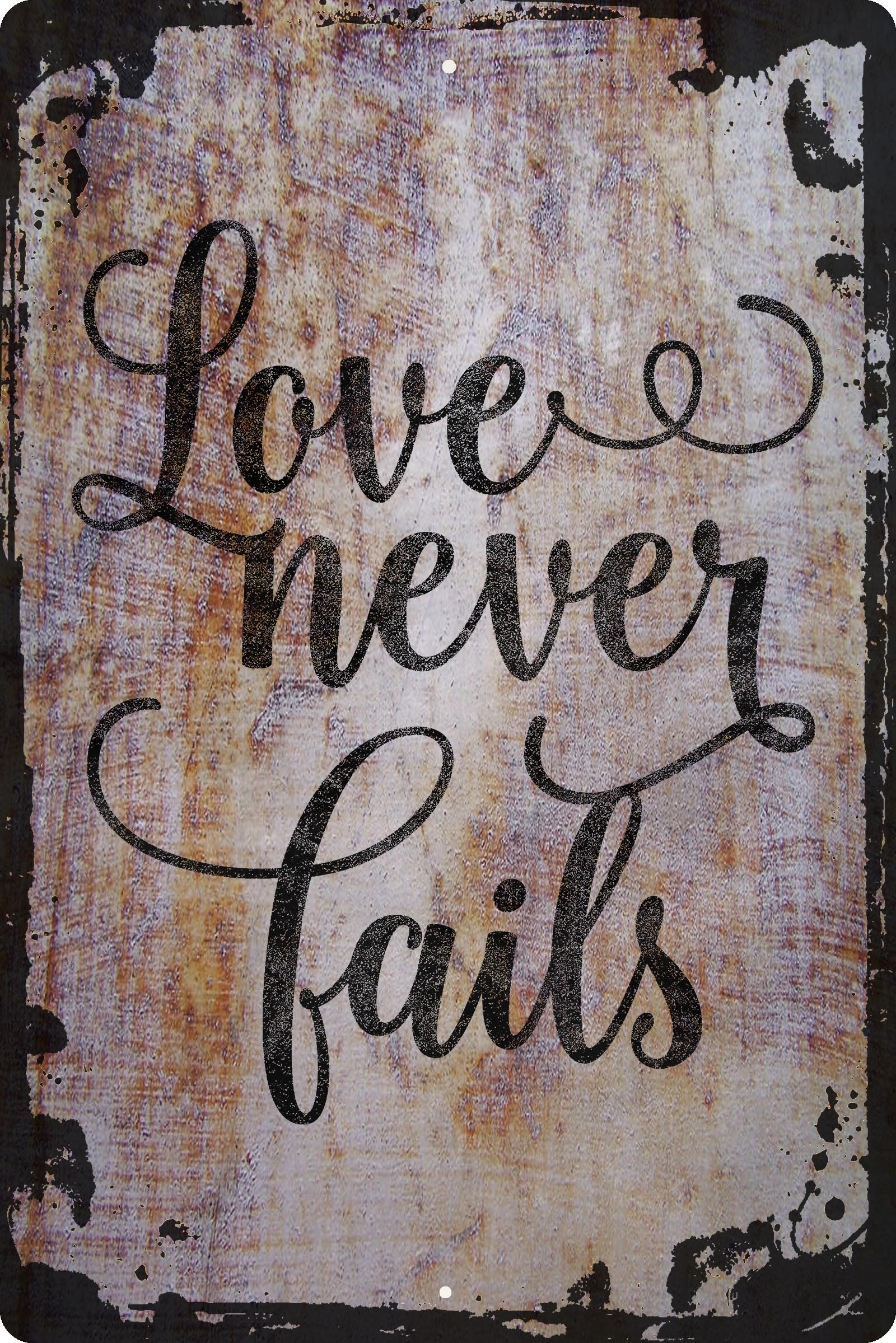 Love Nevers fails cursive couple marriage newlyweds Beige Wall Art ...