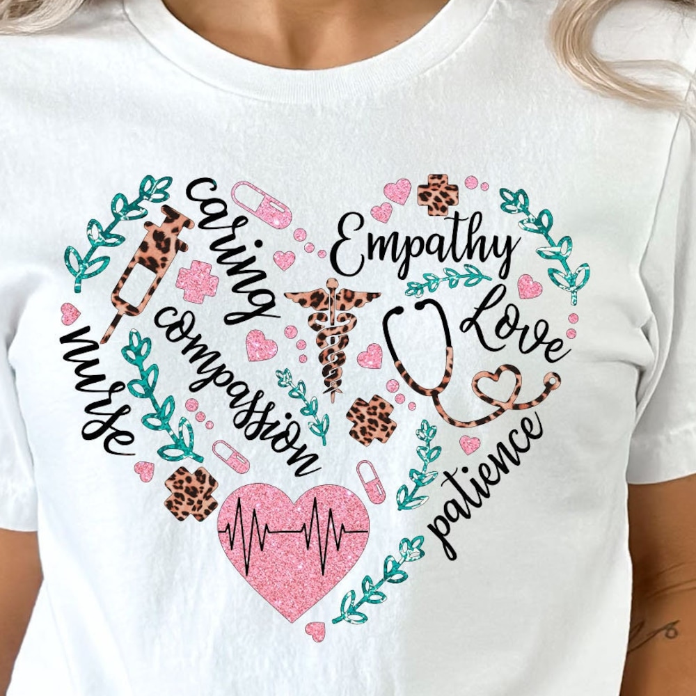 Love Nurse Shirt, Nurse T-Shirt, Nurse Tees, Cute Nurse Shirts, Nurse ...