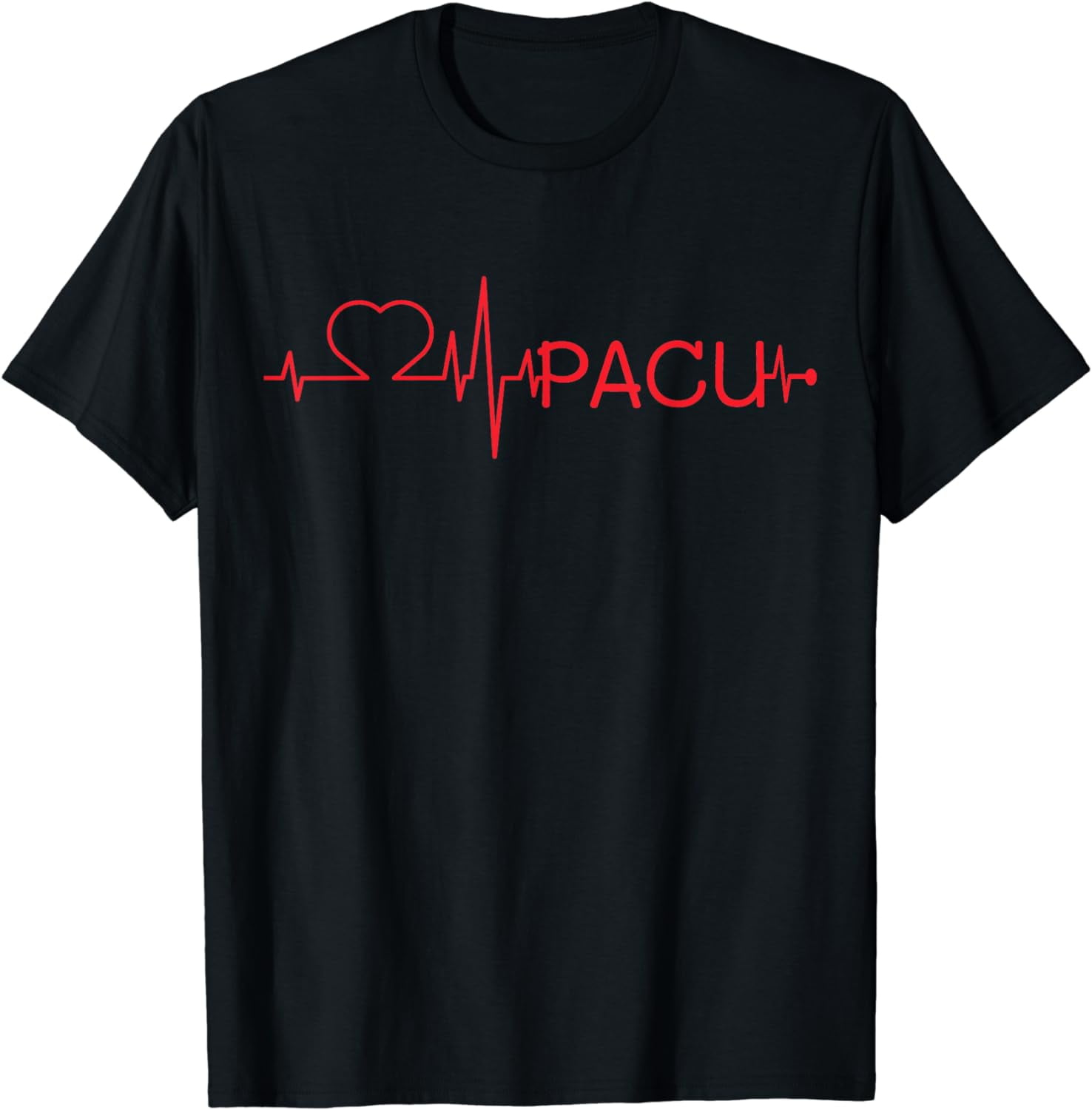 Love PACU Heart beat doctor nurse hospice workers cool T-Shirt ...