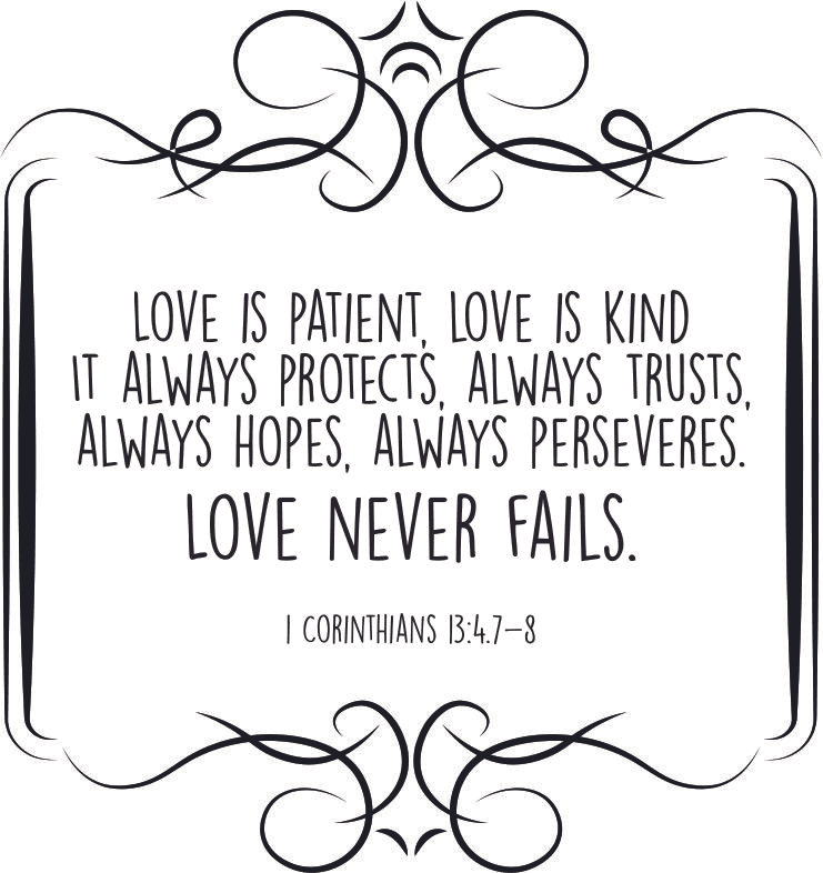 Love Is Patient Love Is Kind Corinthians Bible Verse Spiritual ...