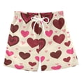 Love Pattern Swim Trunks Quick Dry Beach Pool Board Shorts Lightweight ...