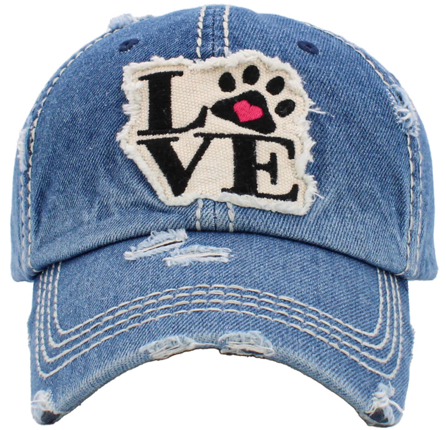 Love Paw Hats Love Animals Hats Dogs Cats - 2 Colors - Walmart.com