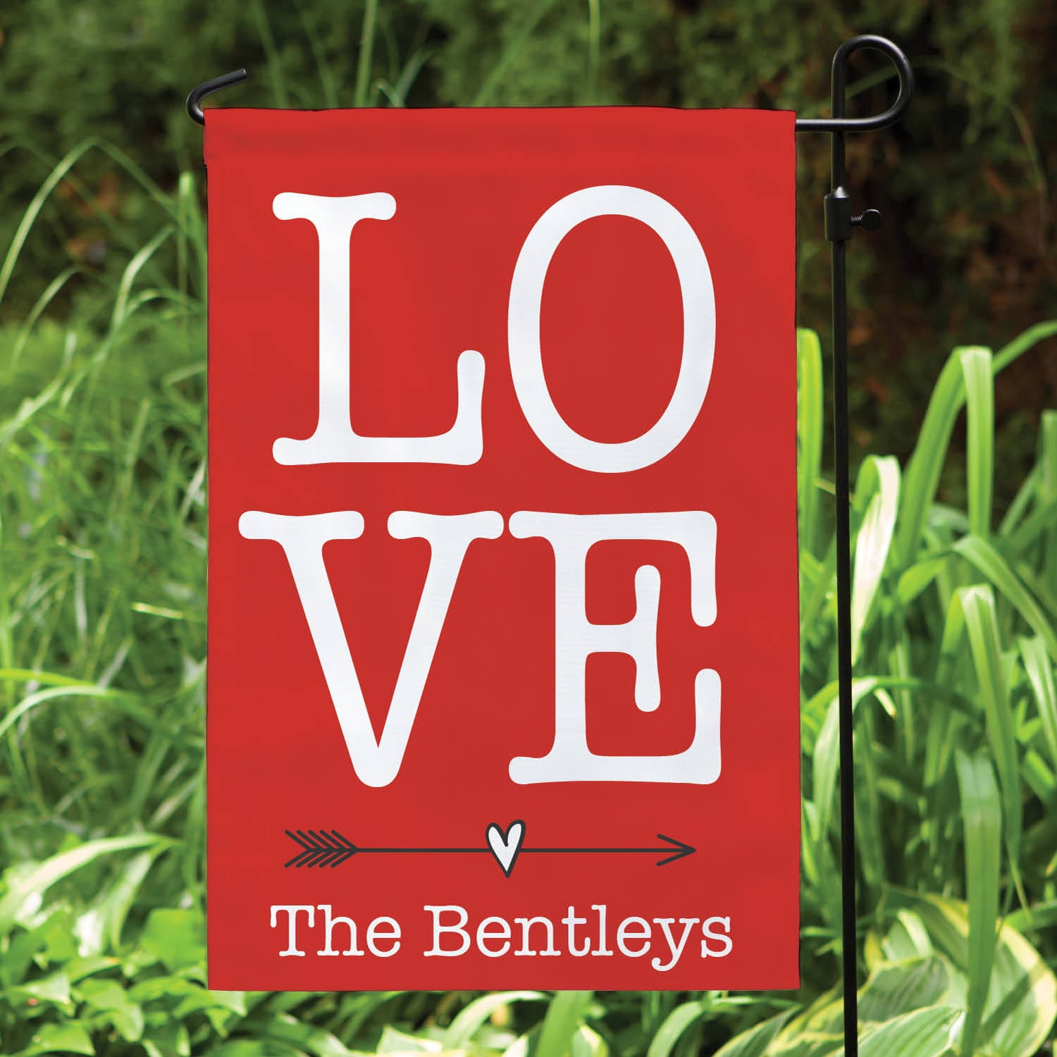 Love Personalized Garden Flag - Walmart.com