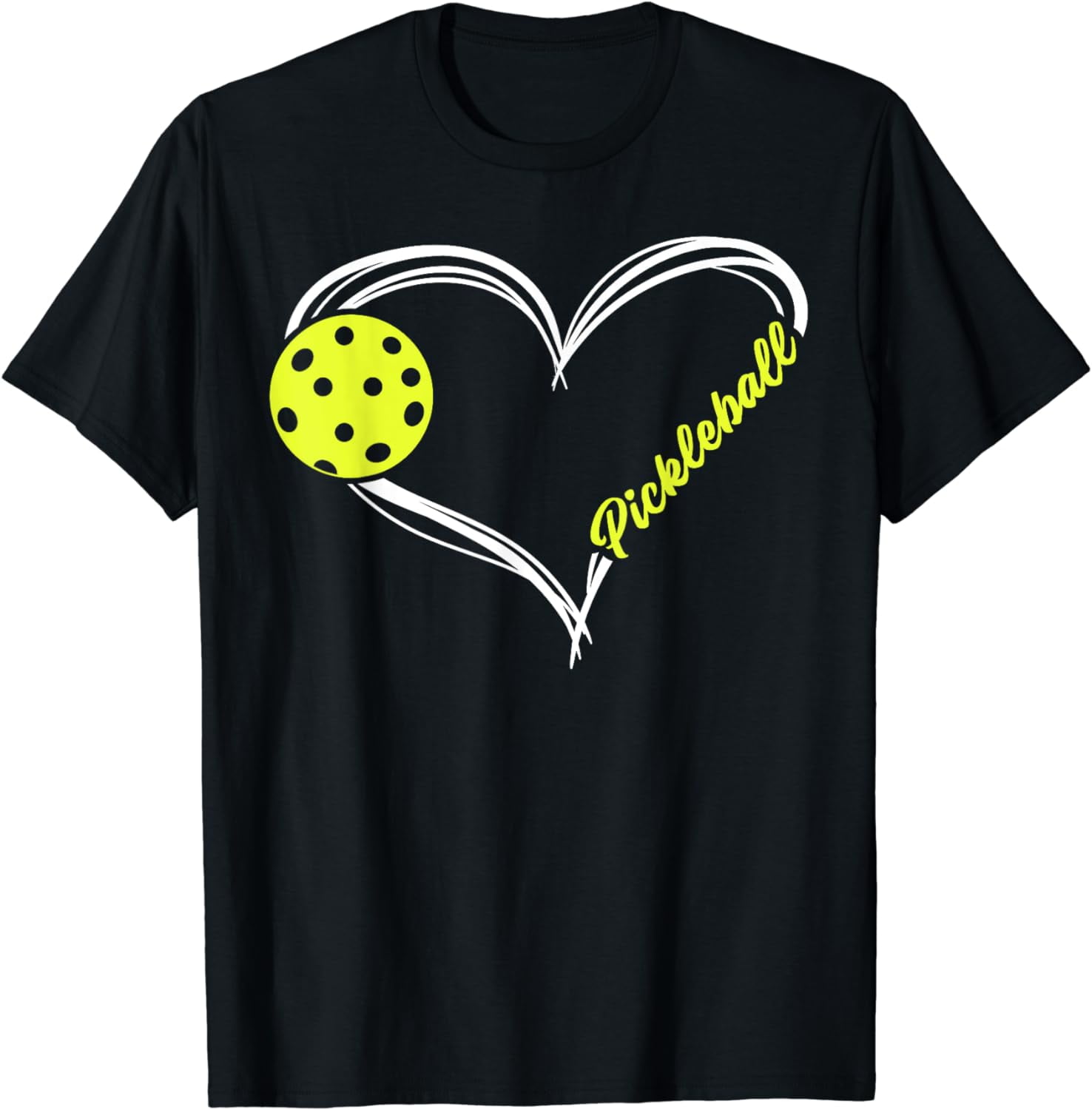 Love Pickleball - cute pickleball match, I love pickleball T-Shirt - Walmart.com