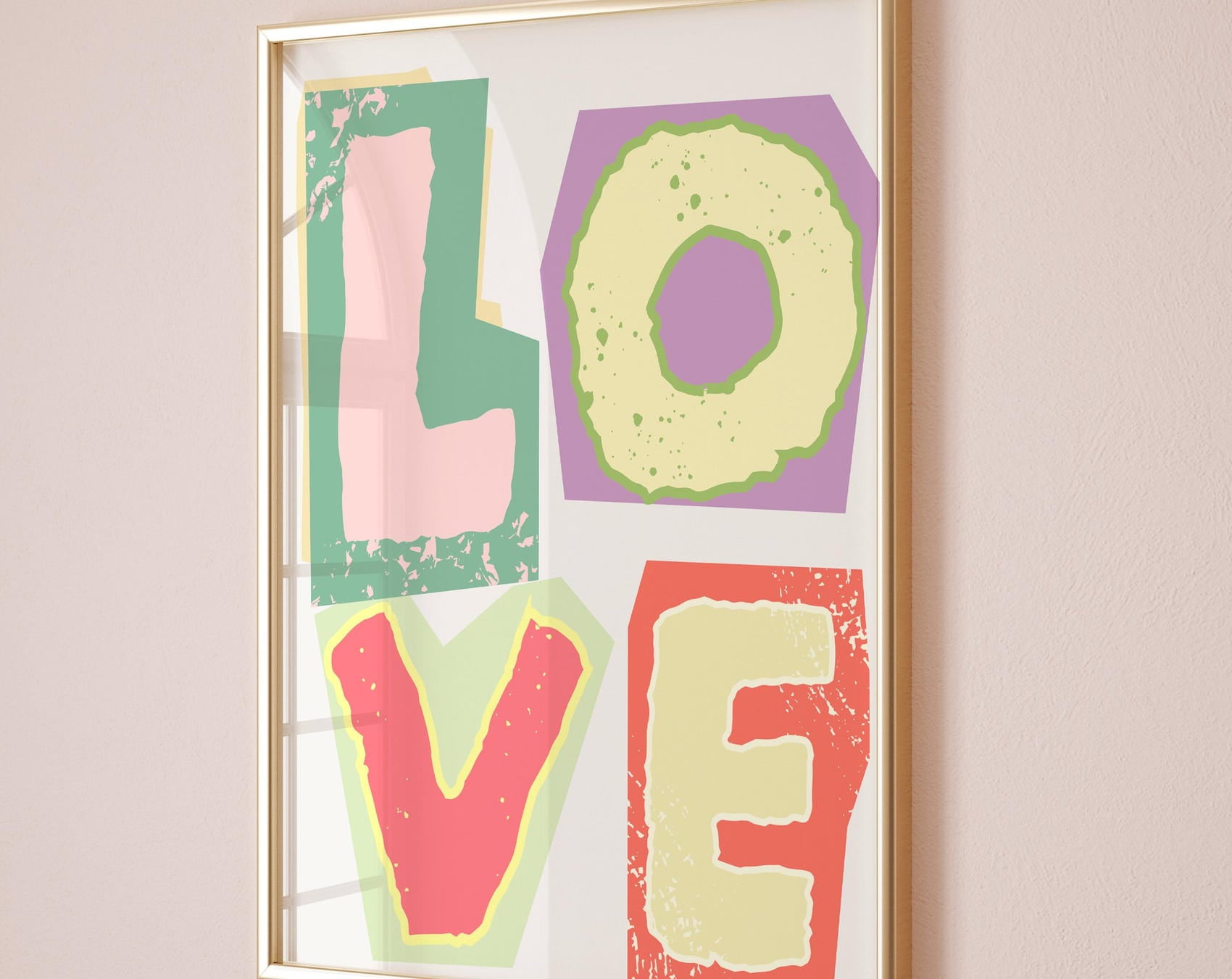 Love Poster Vintage 70s Wall Print, Love Quote Art, Love Poster, Girls ...