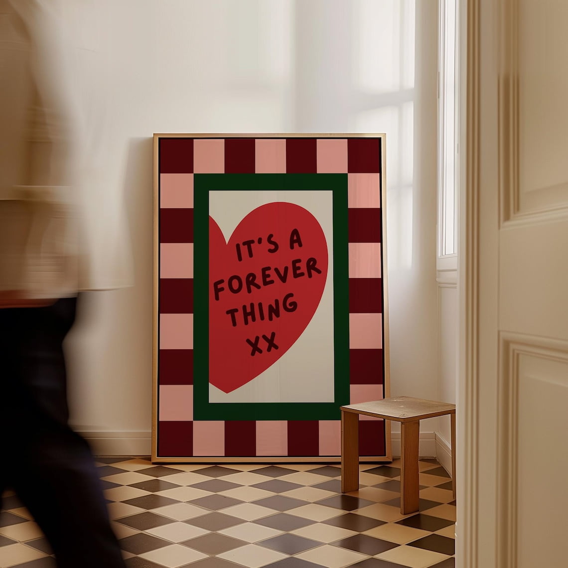 Love Printable It'S A Forever Thing Print: Loving Quote Family Wall Art ...