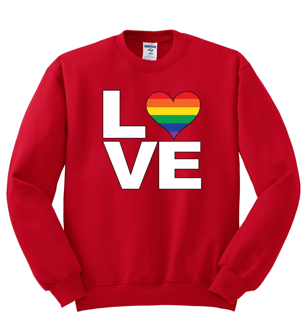 Love Rainbow Gay LGBT Lesbian Pride Month Parade Support | Mens LGBT ...