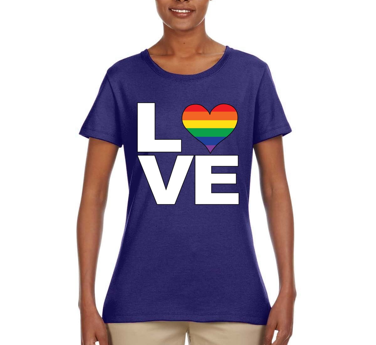 Love Rainbow Gay LGBT Lesbian Pride Month Parade Support | Womens LGBT ...