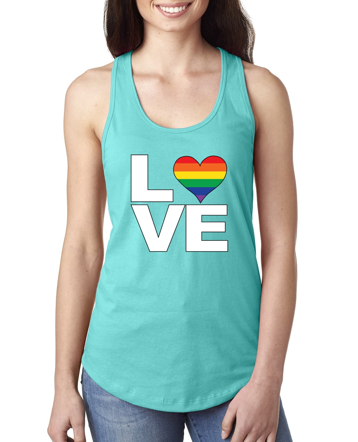 Love Rainbow Gay LGBT Lesbian Pride Month Parade Support | Womens LGBT ...