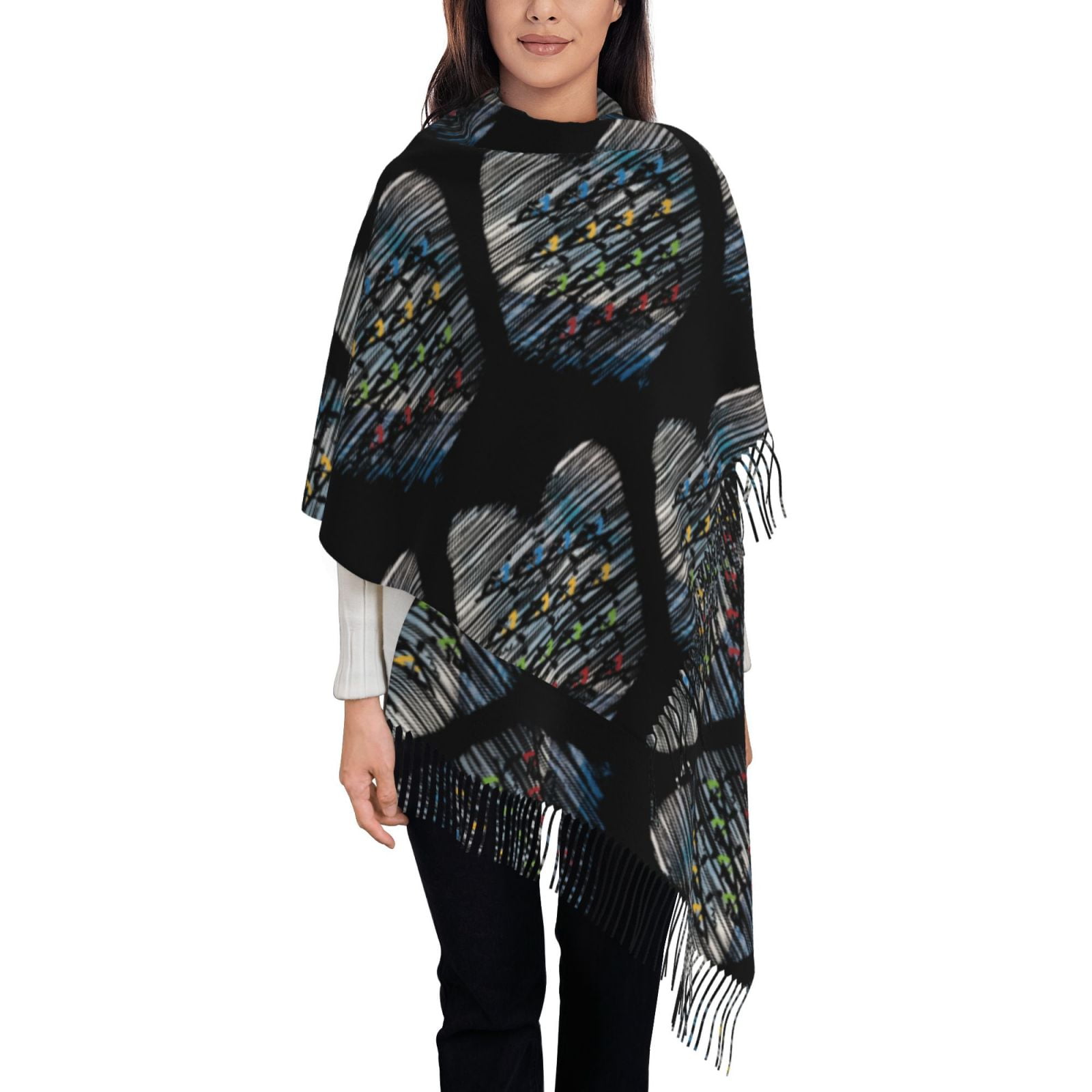 Love Rowing In Sea Pashmina Shawl Wrap Women Scarf with Fringe for ...
