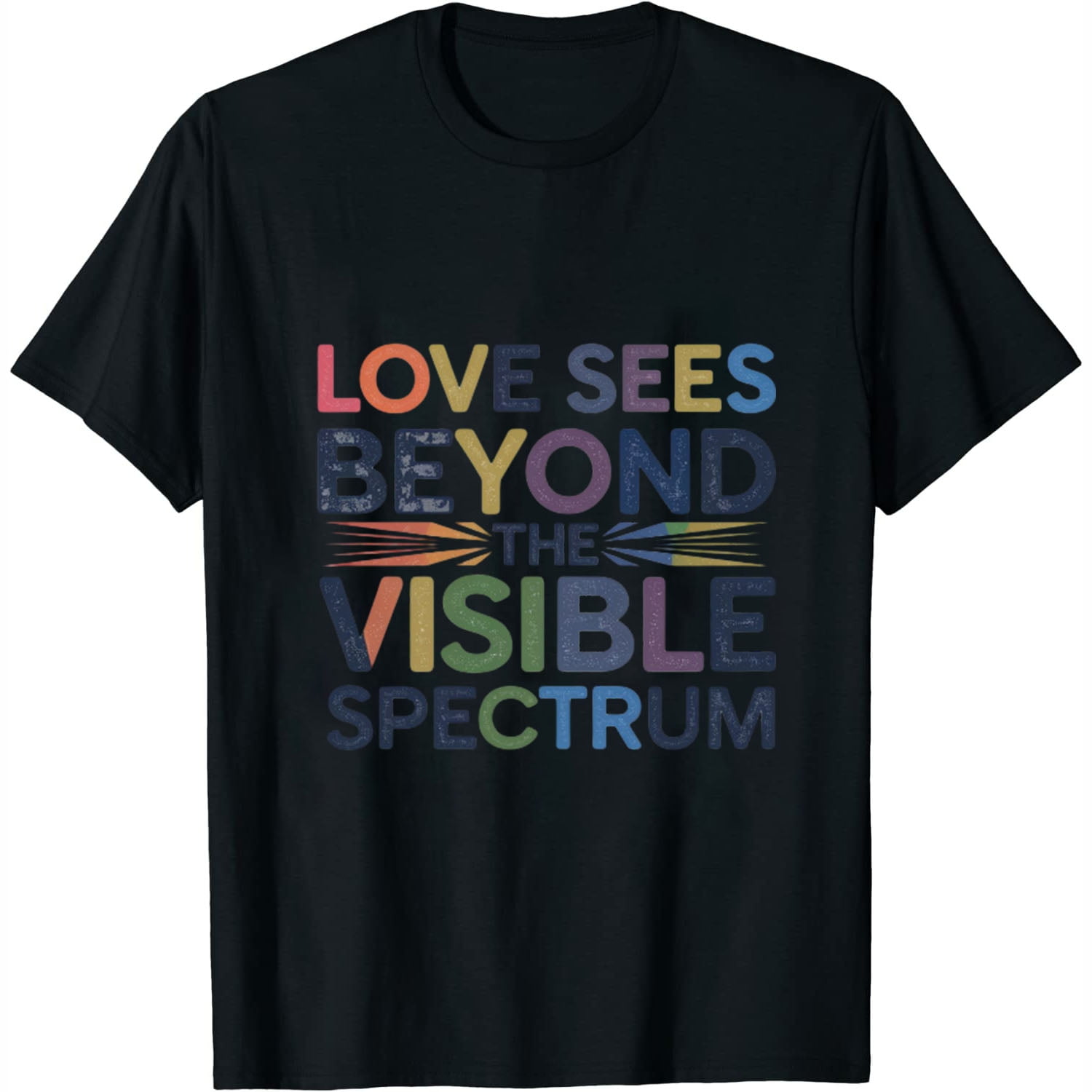 Love Sees Beyond The Visible Spectrum Dog Enthusiast Gifts Pumpkin ...