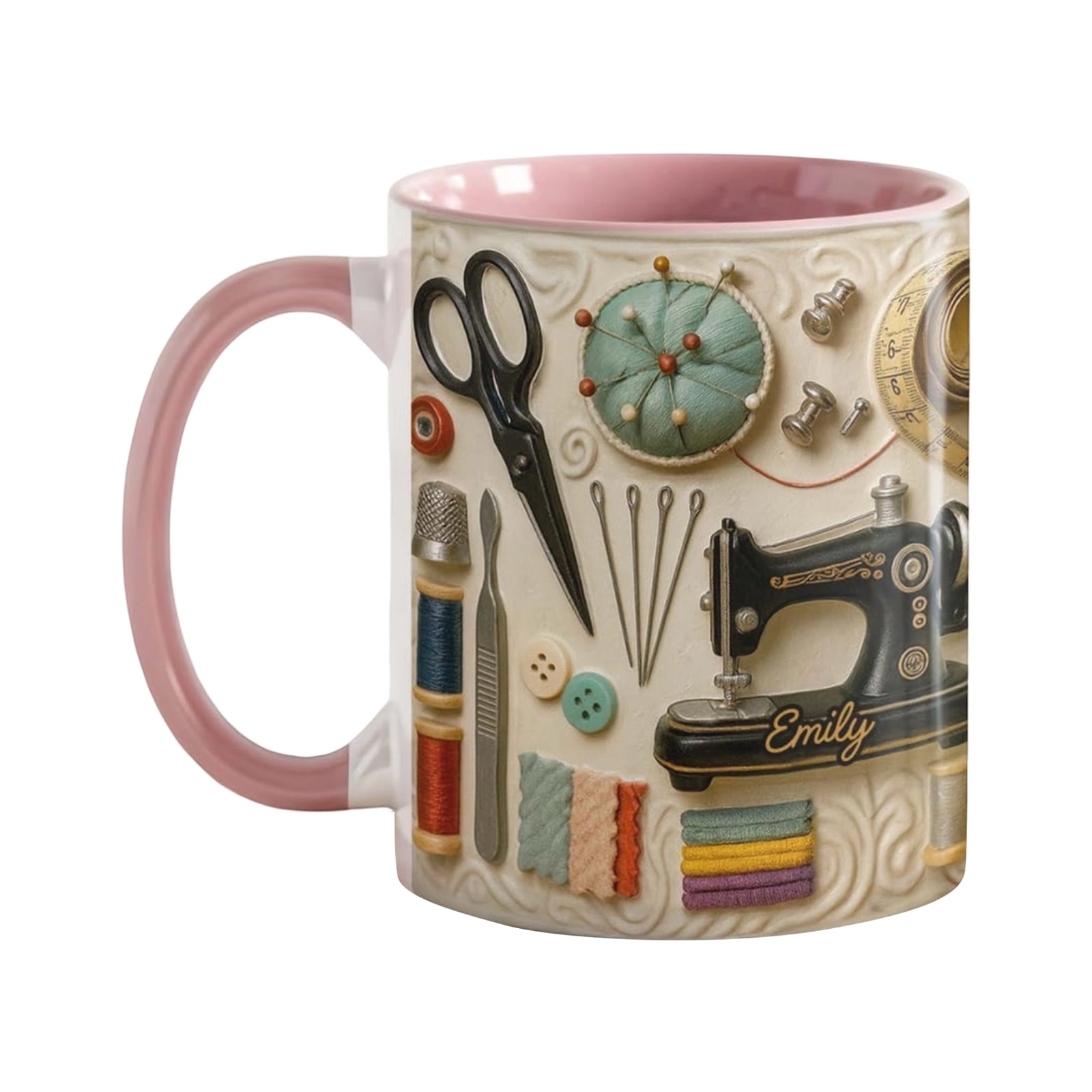 Love Sewing Coffee Cups 300ml, Sewing Coffee Mug 9x8x5cm For Hot Cocoa ...