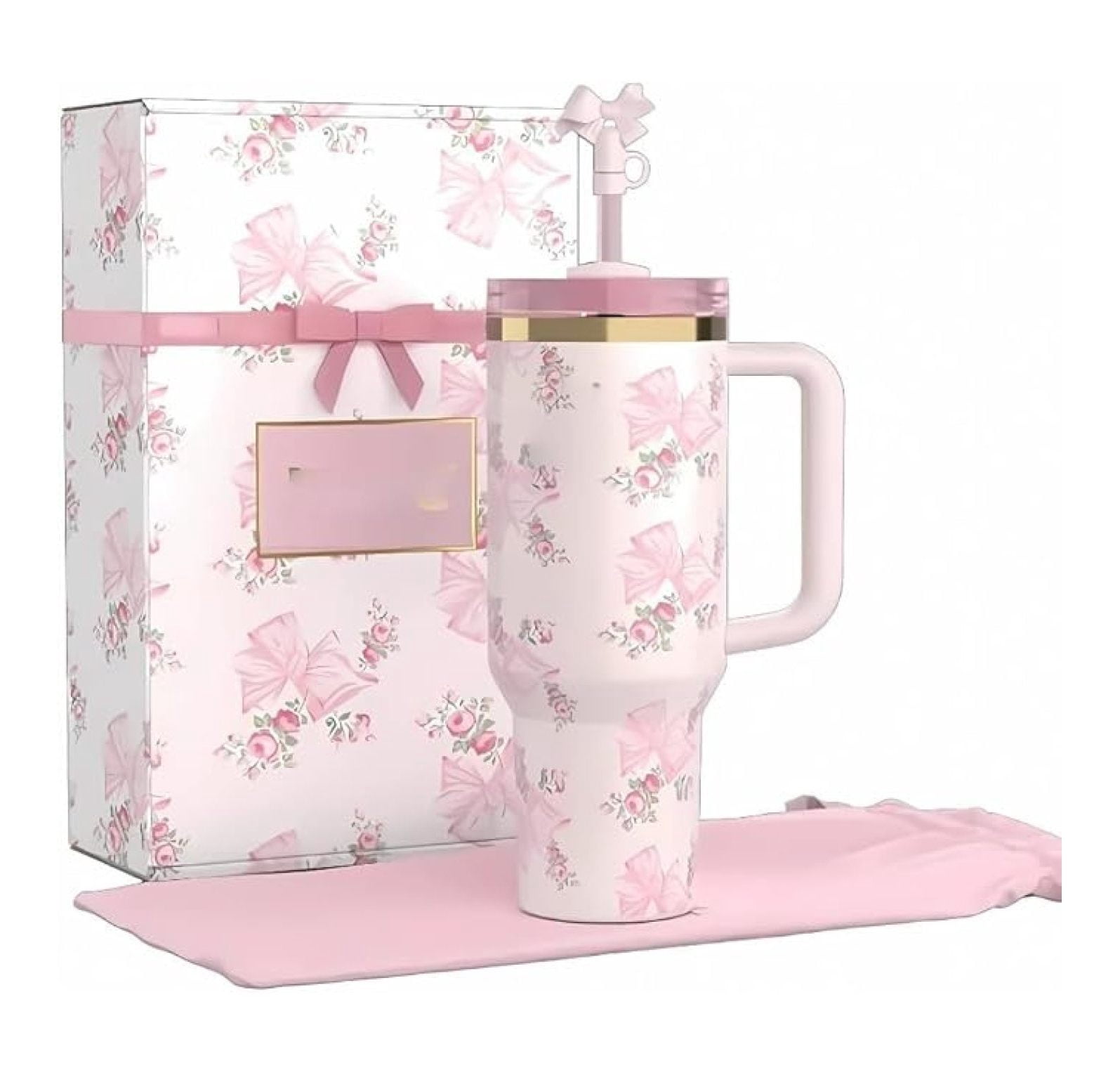 Love Shack Fancy Quencher 40 oz Quencher .0 with box.40oz with Handle ...