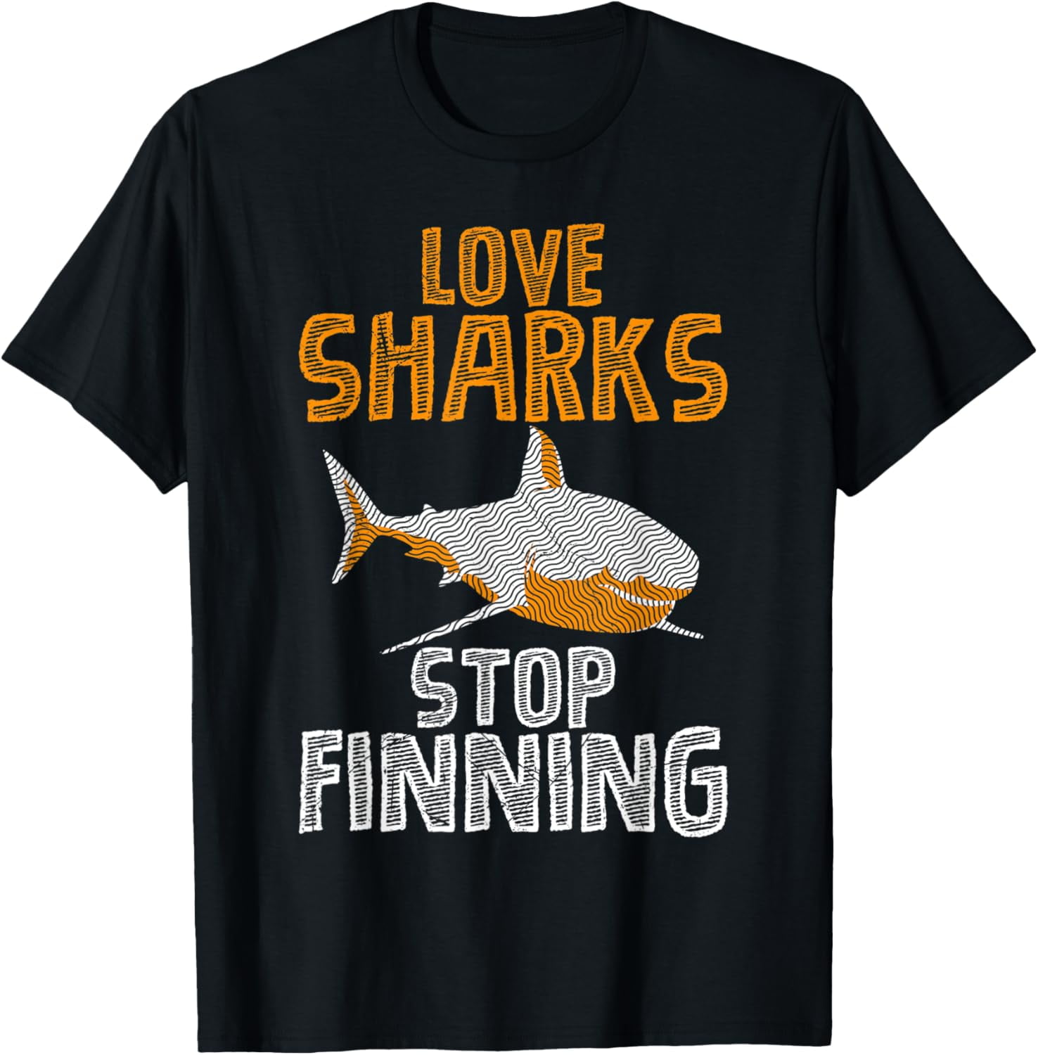 Love Sharks stop finning shark animal welfare Diver Funny Creative ...
