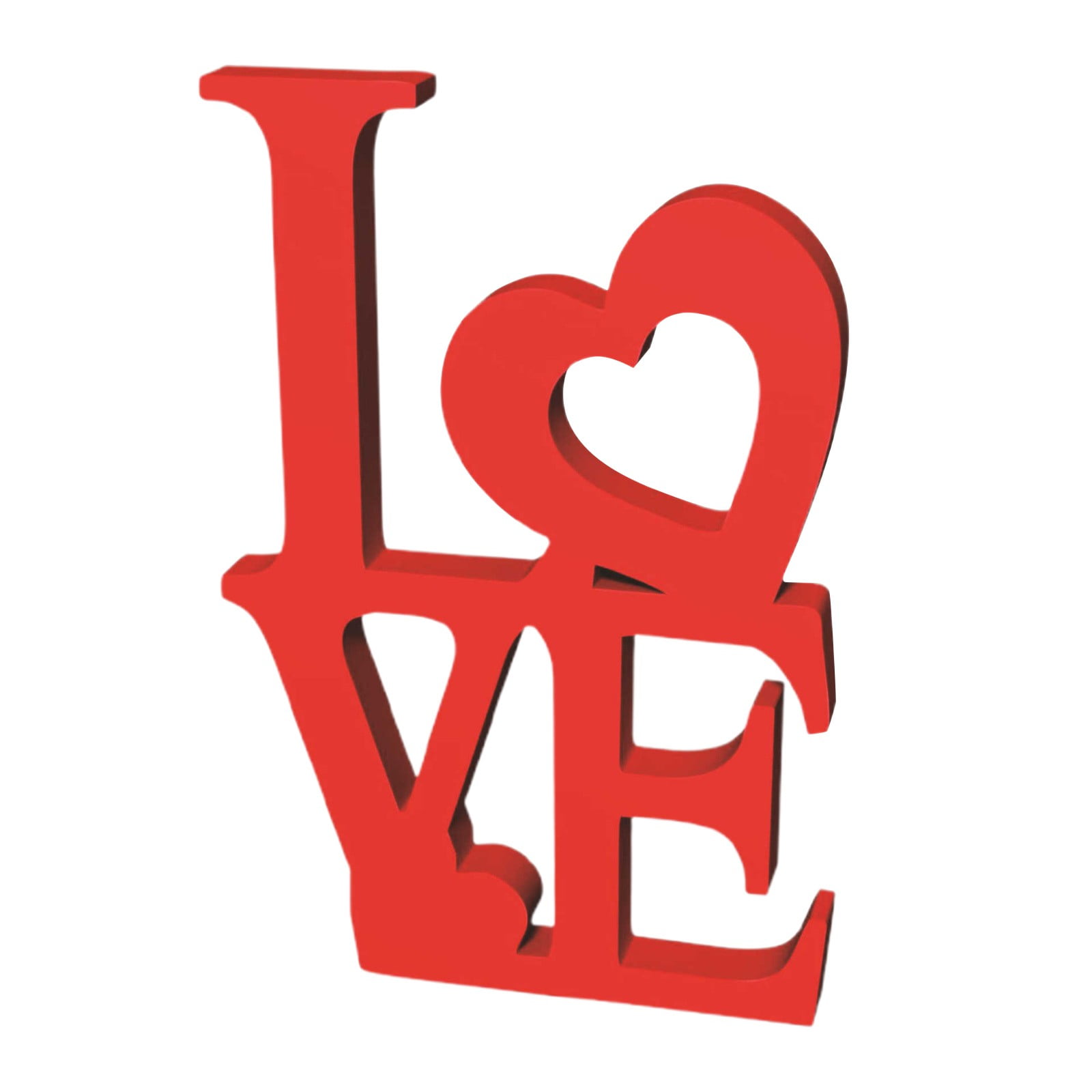 Love Sign Wooden Blocks, Valentines Day Decorations, LOVE Letter Sign ...