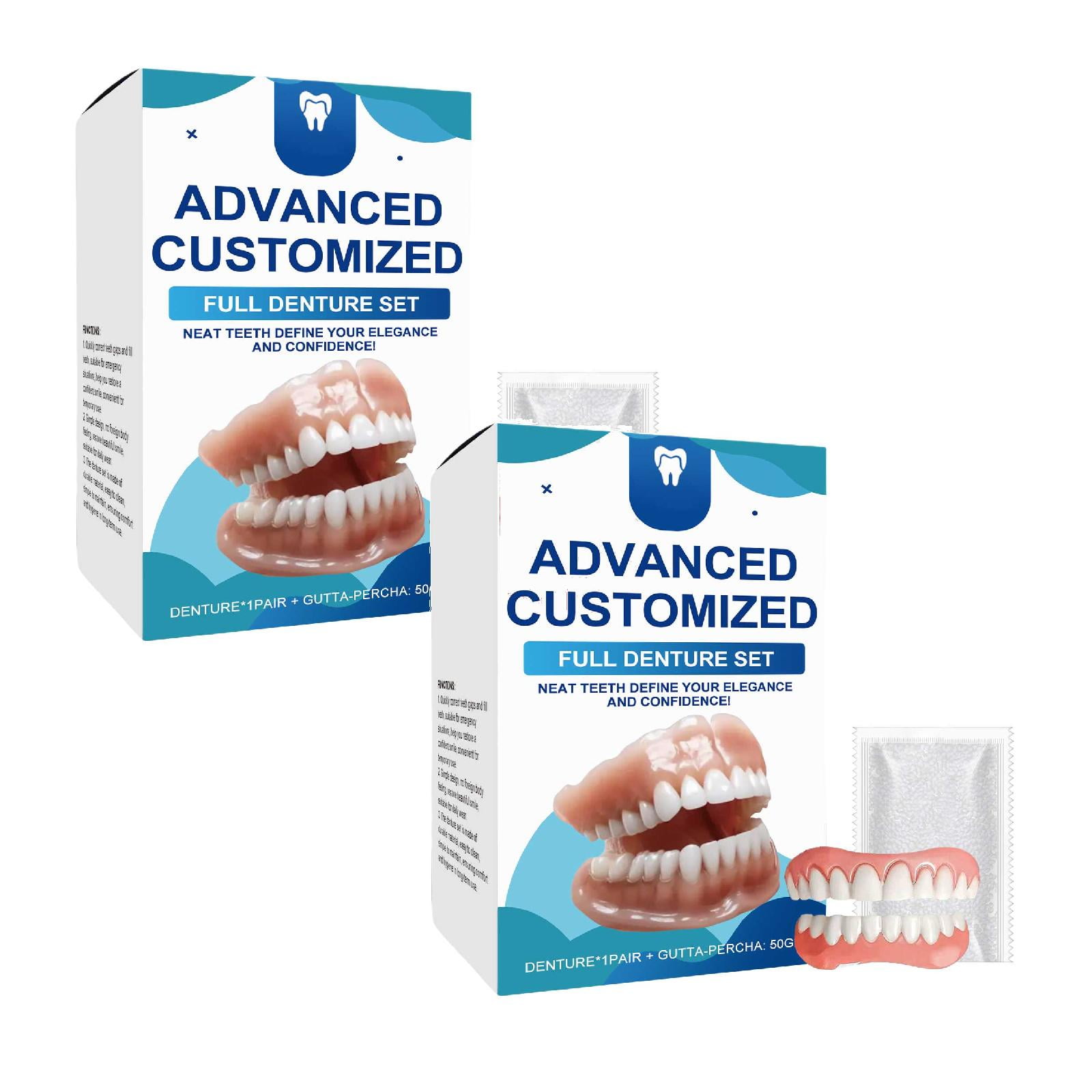 Love Silicone Reline Denture Set for Men & Women Upper & Lower Reline ...