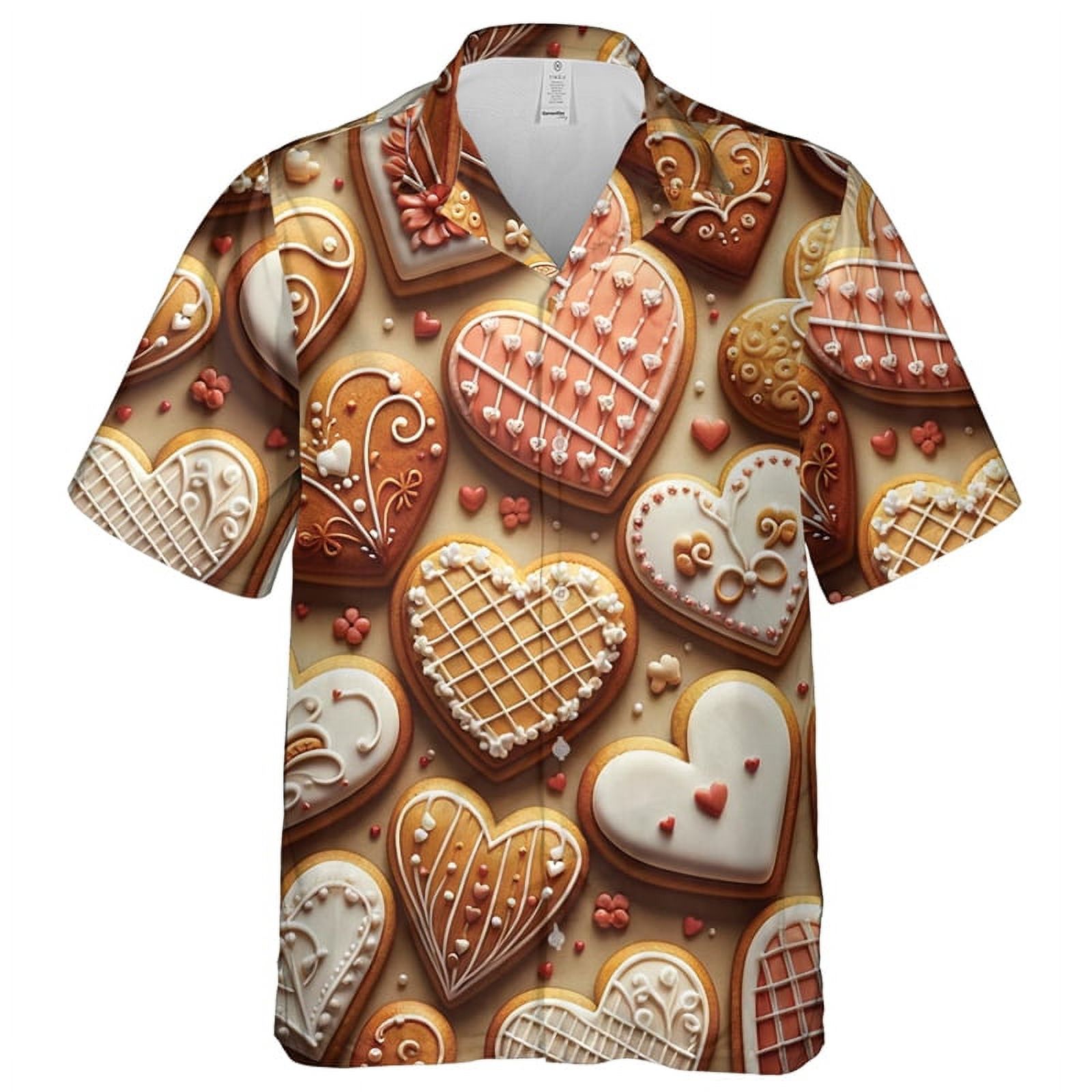 Love Snacks Cake 3D Printed Shirts For Men Clothes Donuts Chocolate ...