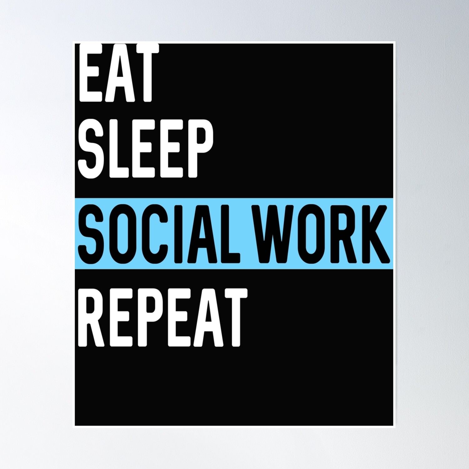 Love Social Worker Hero - Charitable Social Work Matter Poster Wall Art ...