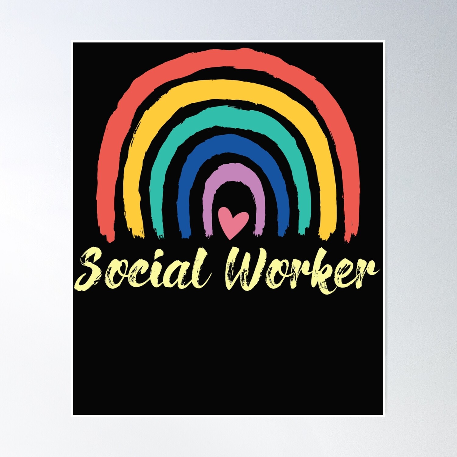 Love Social Worker Hero - Charitable Social Work Matter Poster Wall Art ...