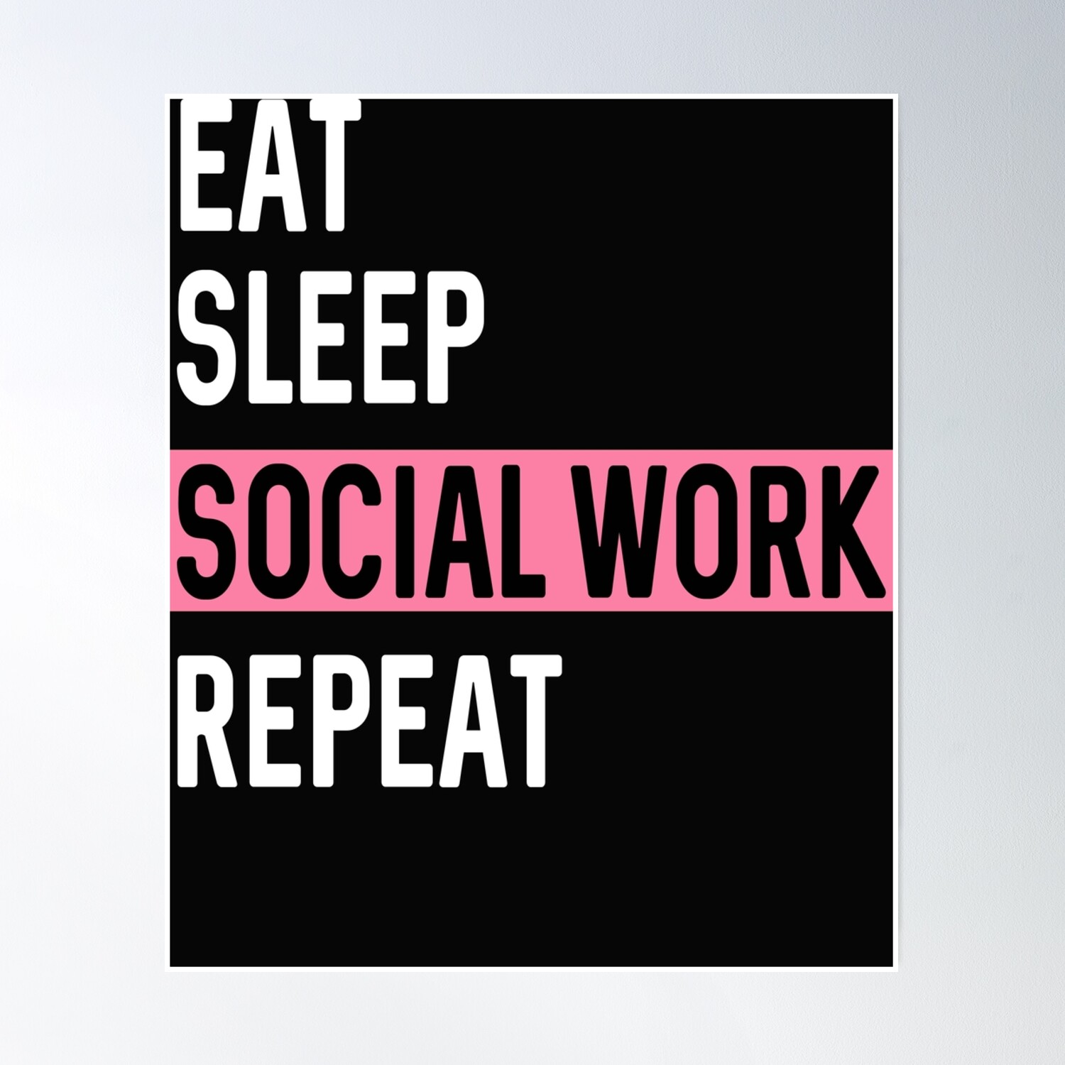 Love Social Worker Hero - Charitable Social Work Matter Poster Wall Art ...