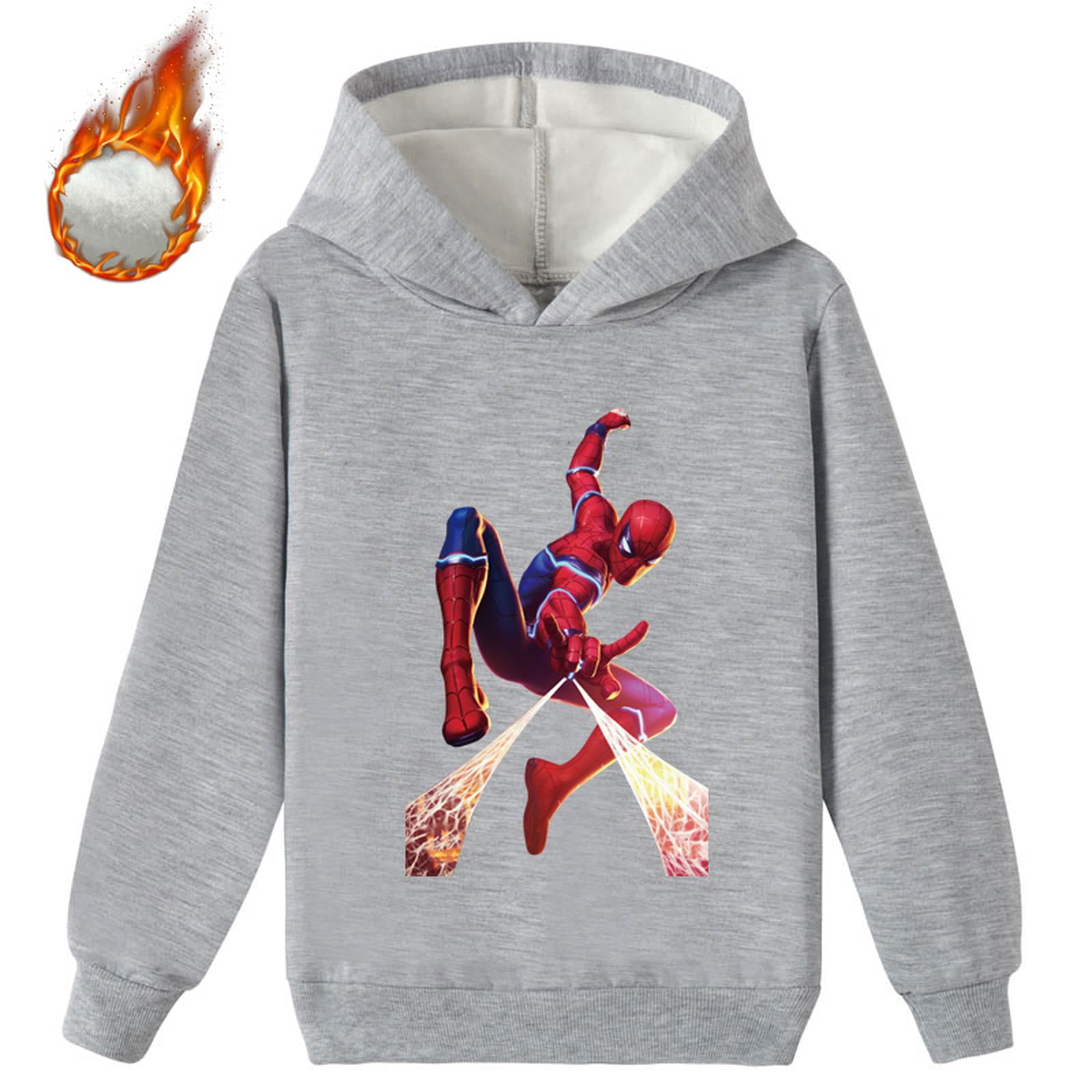 Love Spider Spider-Man Fleece Hoodie for Kids - Perfect for Boys and ...