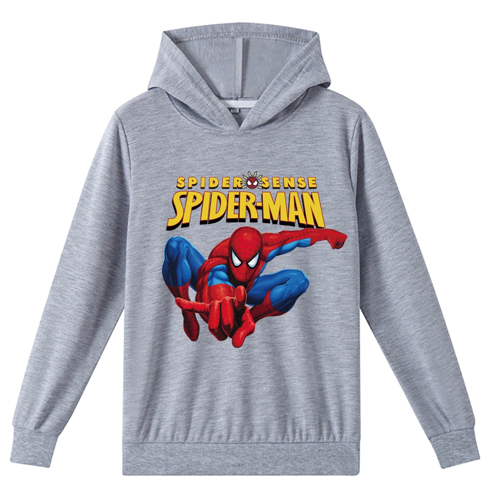 Love Spider Spider-Man Hooded Sweatshirt for Boys and Girls - Web ...
