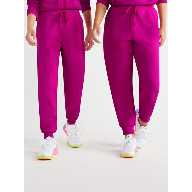 Love & Sports All Gender Fleece Jogger Pants, 28” Inseam, Sizes XS-XXXL ...