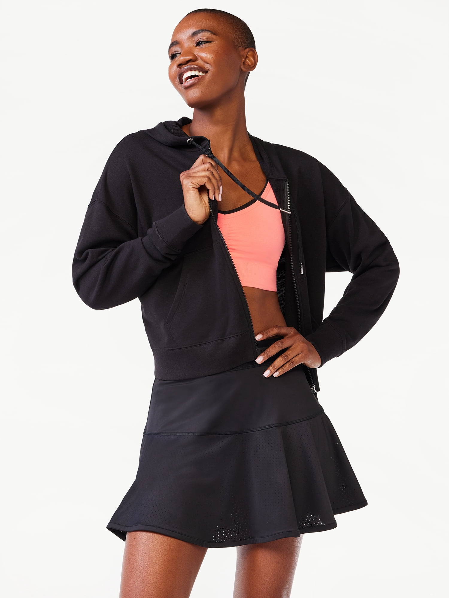 Love & Sports Women’s French Terry Cloth Hoodie, Sizes XS-3XL - Walmart.com