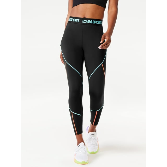 Love & Sports Women’s Seamed Performance Legging - Walmart.com