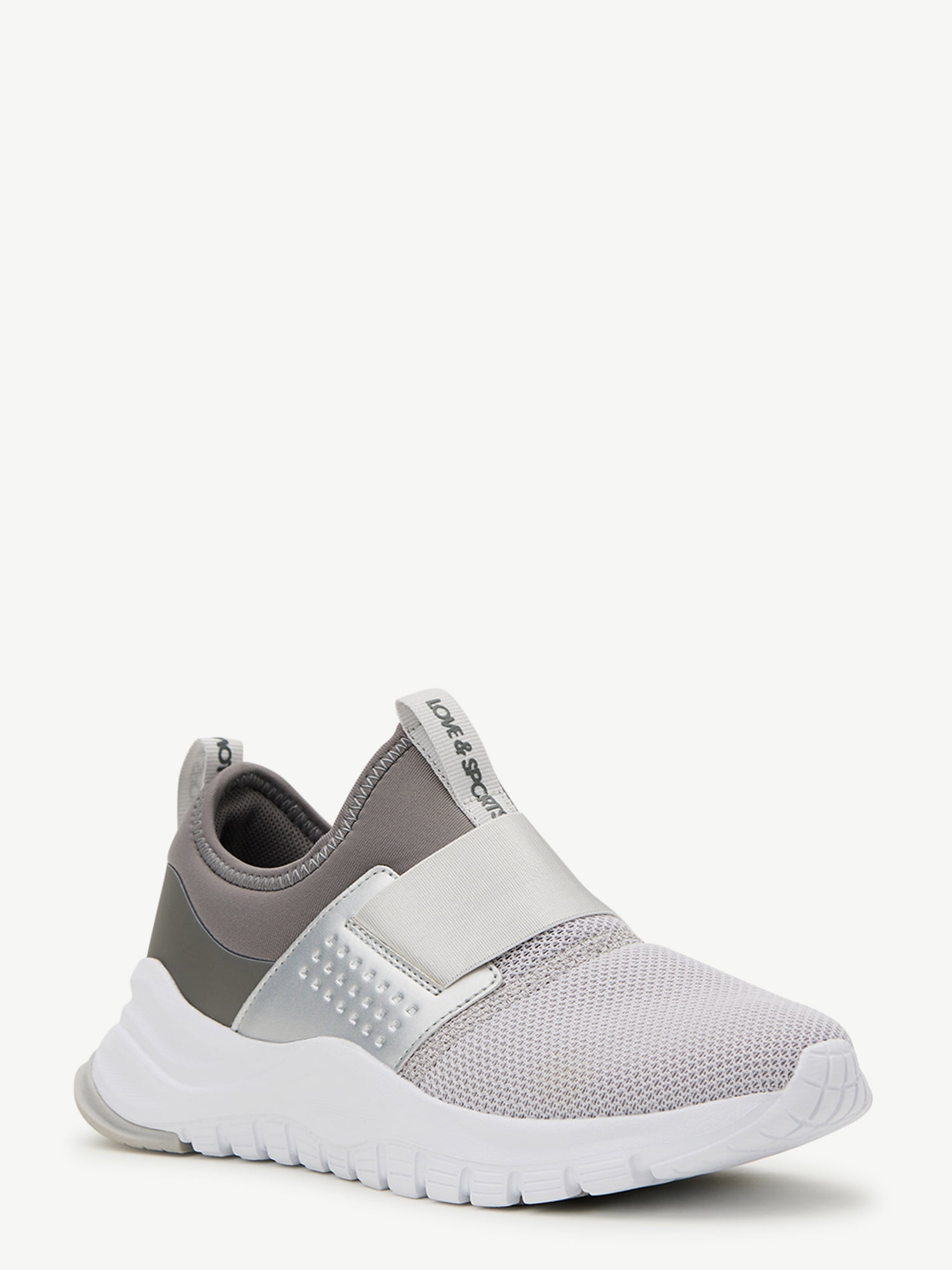 Love & Sports Women’s Slip-On Colorblocked Athletic Sneakers - Walmart.com